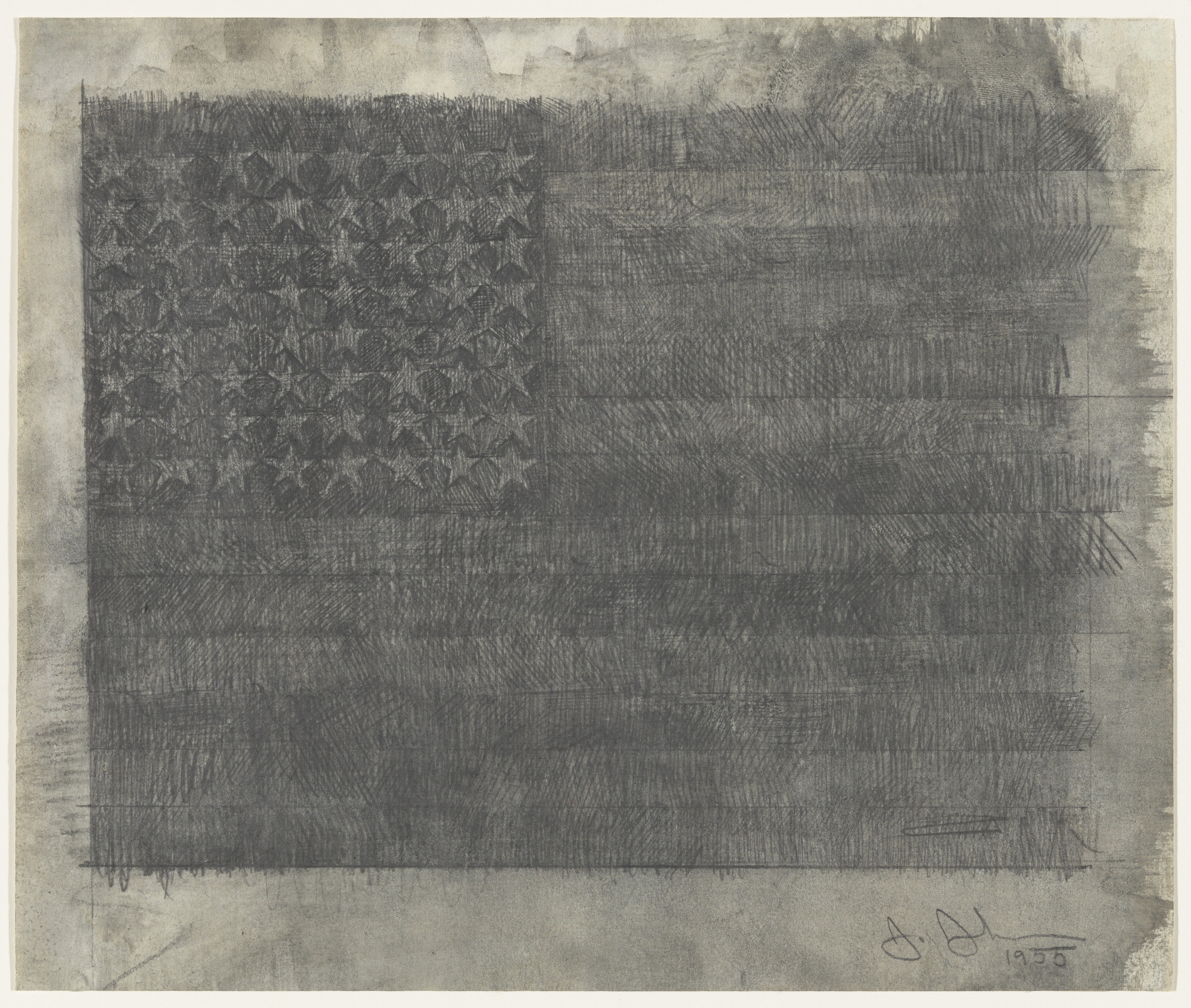 Jasper Johns. Flag. 1955 | MoMA