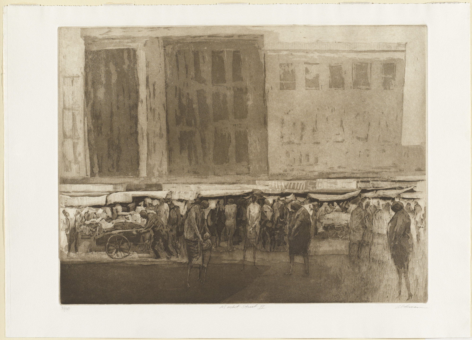 Harold Altman. Market Street II. (1961) | MoMA