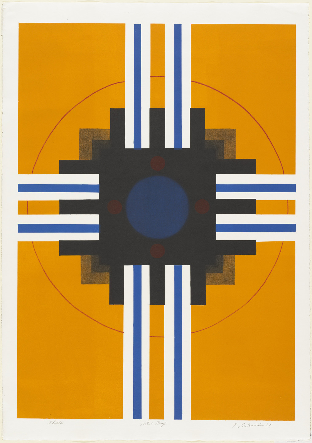 Garo Antreasian. Shield. 1965 | MoMA