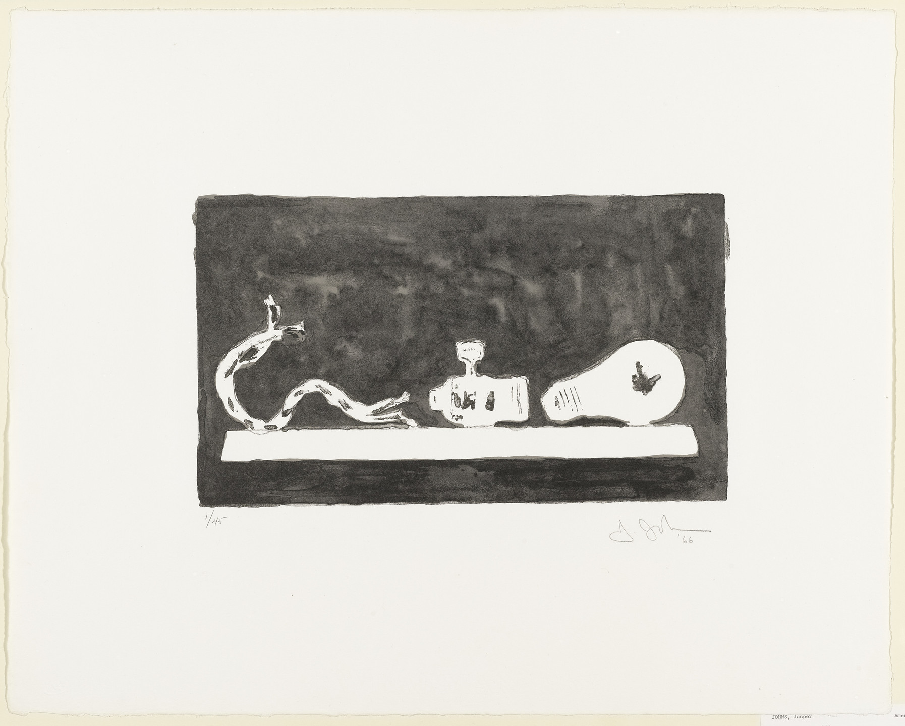 Jasper Johns. Light Bulb. 1966 | MoMA