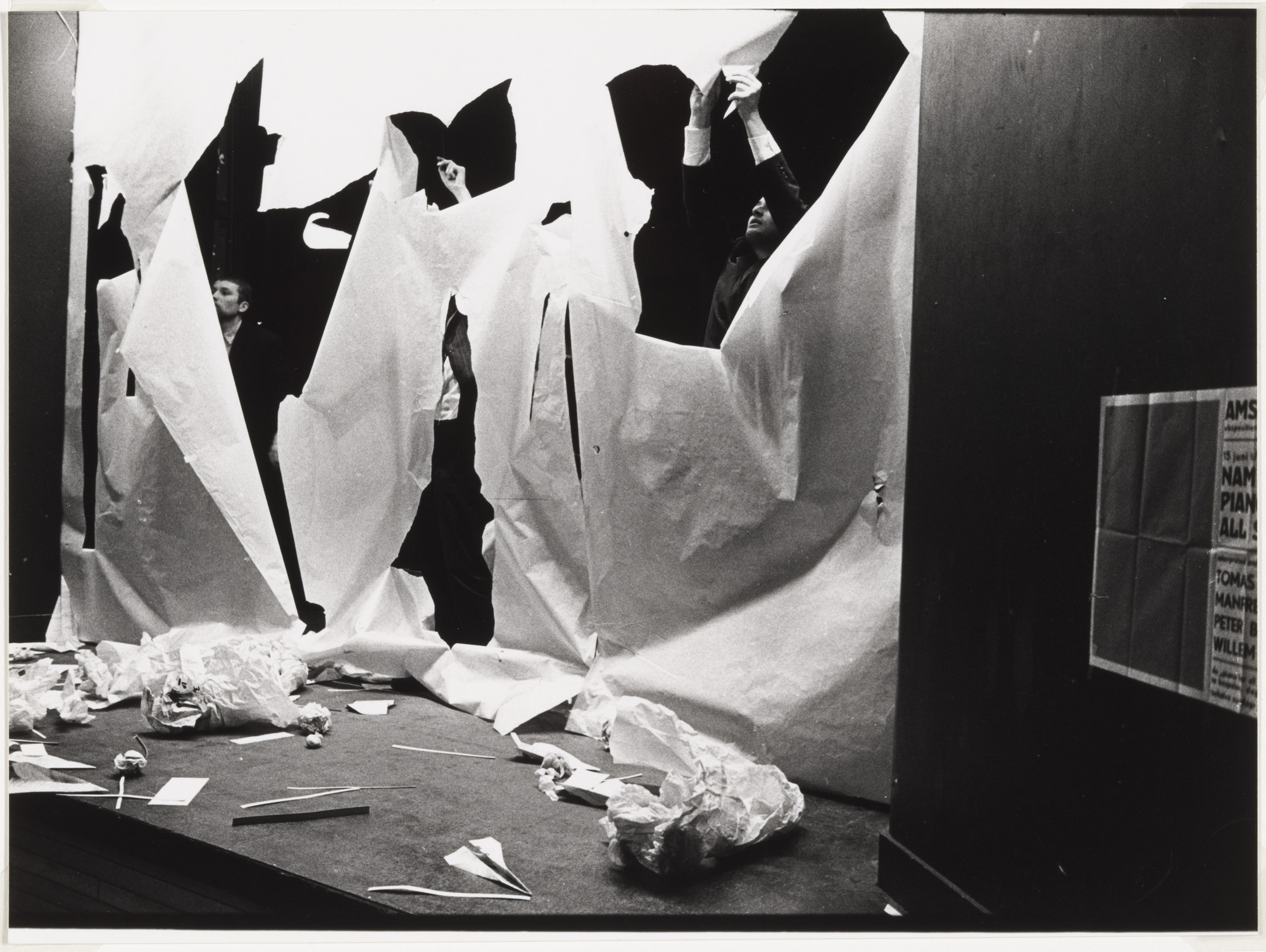 Benjamin Patterson. Benjamin Patterson's Paper Piece (1960), performed ...