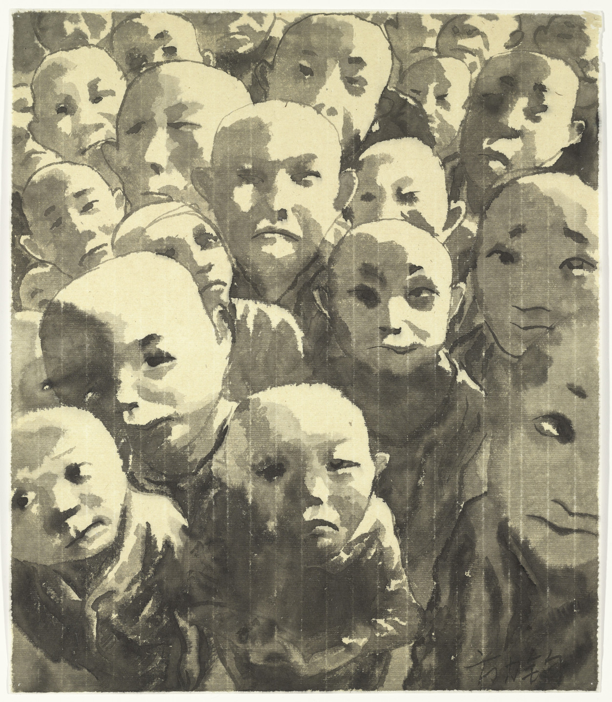 Fang Lijun. Ink-and-Wash Painting No. 11. (2004) | MoMA