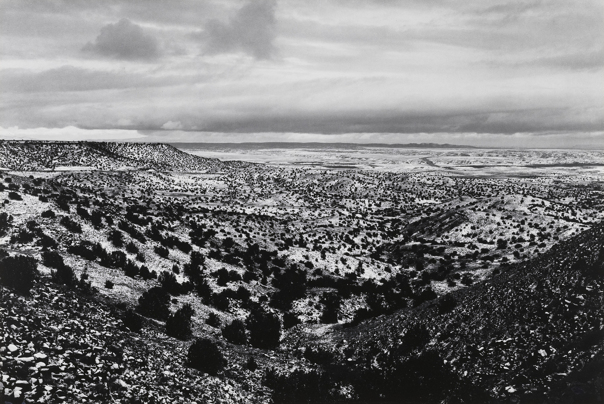 William Clift. Landscape from La Bahada Mesa, New Mexico. 1973 | MoMA