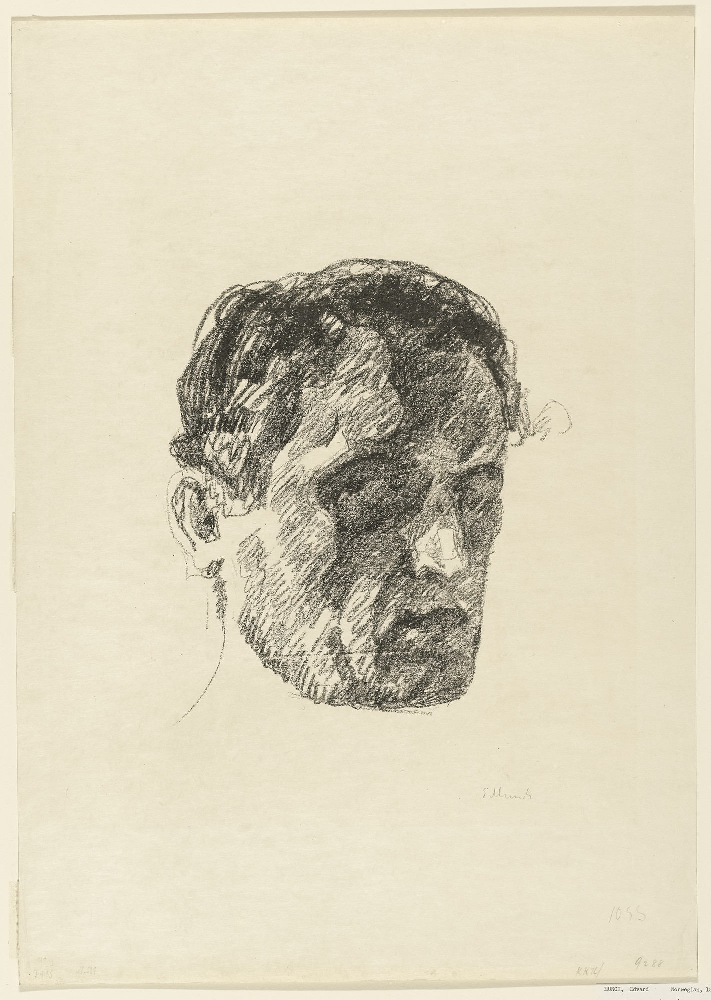 Edvard Munch. Self Portrait. 1912 | MoMA