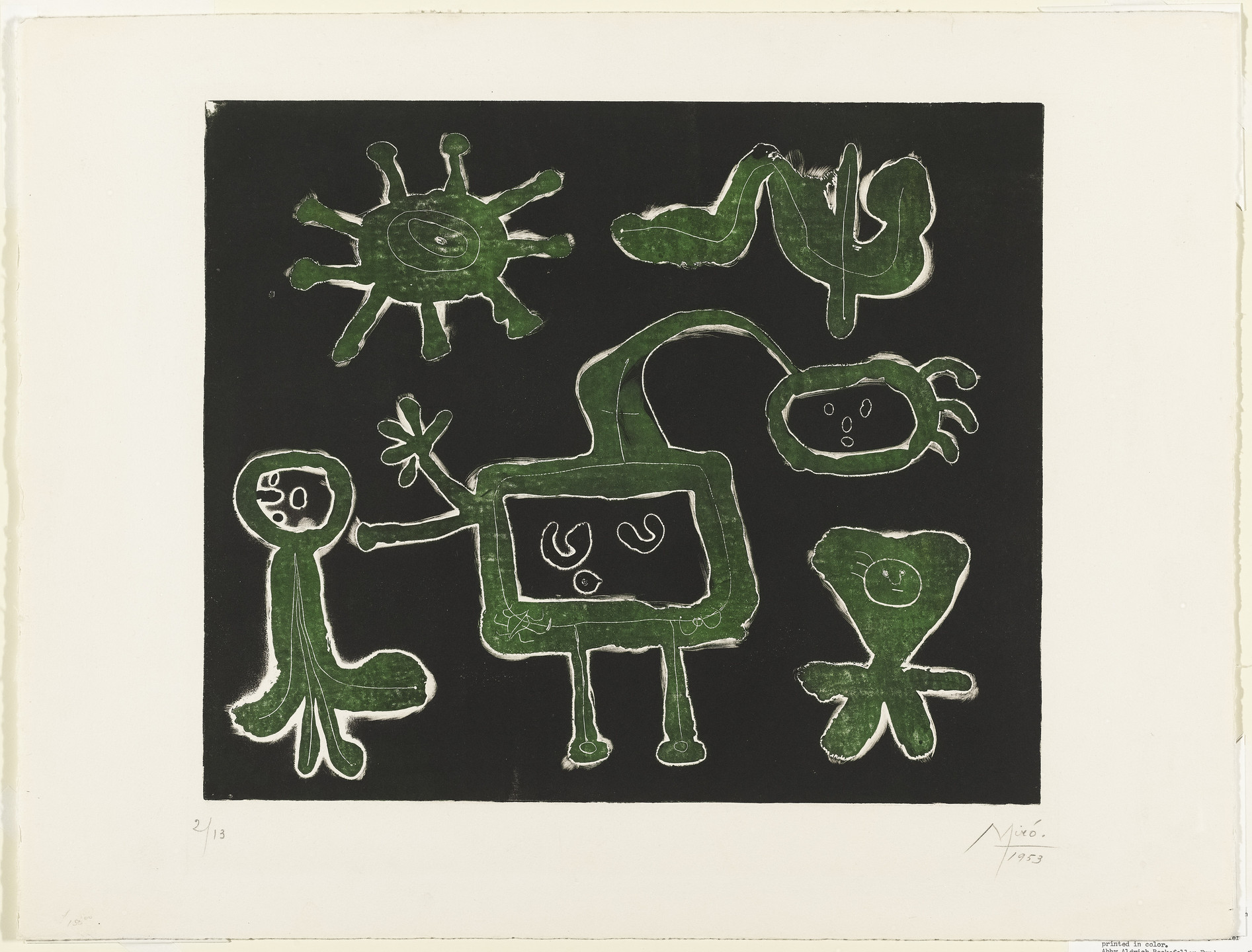 Joan Miró. Untitled. 1947, published 1952–53 | MoMA