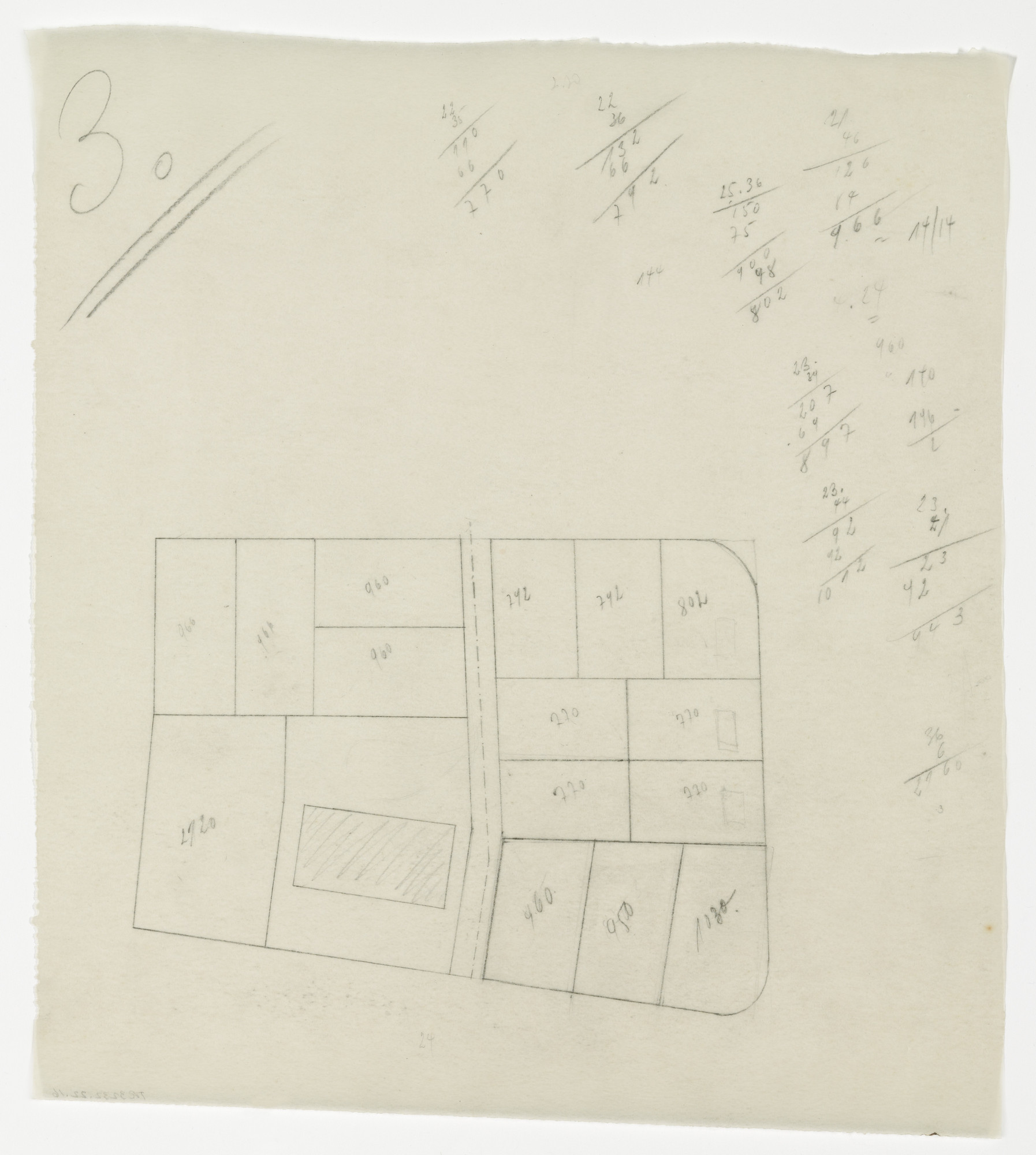 Ludwig Mies van der Rohe. Hubbe House Project, Magdeburg, Germany (Site ...