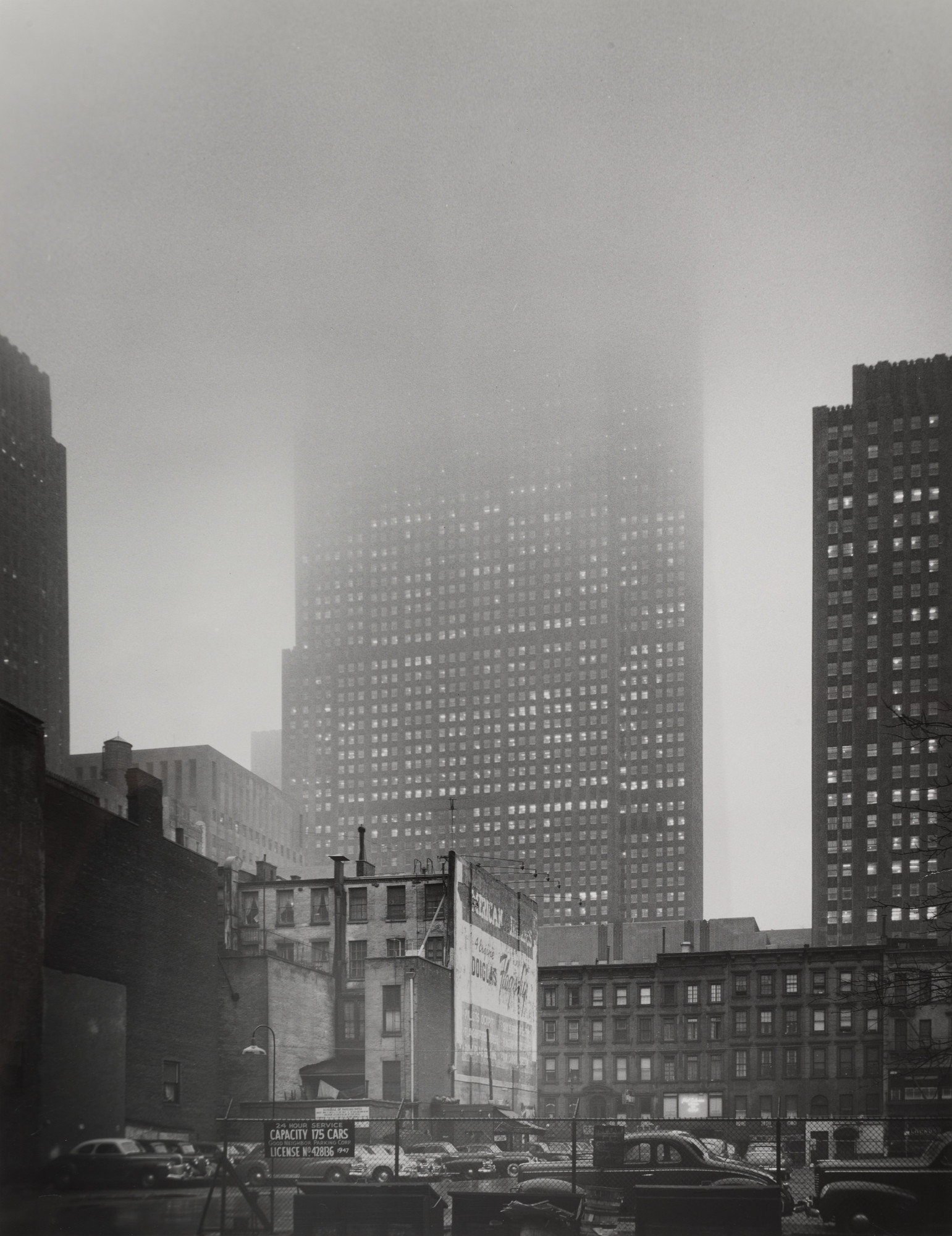 Andreas Feininger. The RCA Building on a Rainy Day. 1941 | MoMA