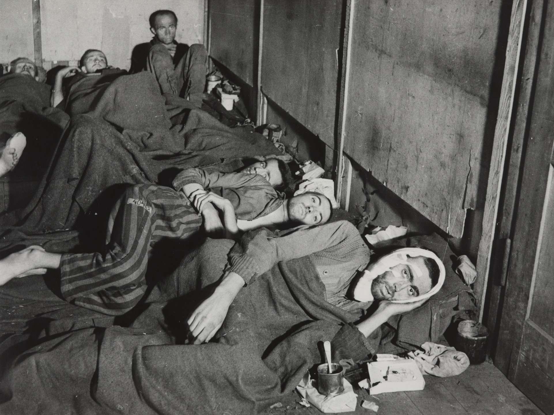 British War Office. "British Overrun Prison Camp at Sandbostel". April ...