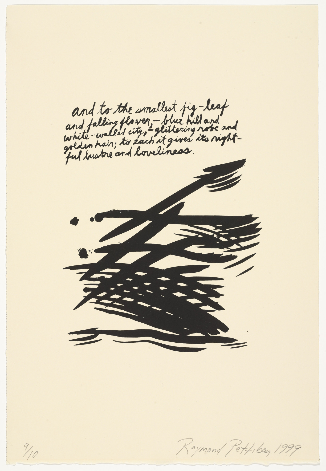 Raymond Pettibon. And to the Smallest Fig-Leaf and Falling Flower ...
