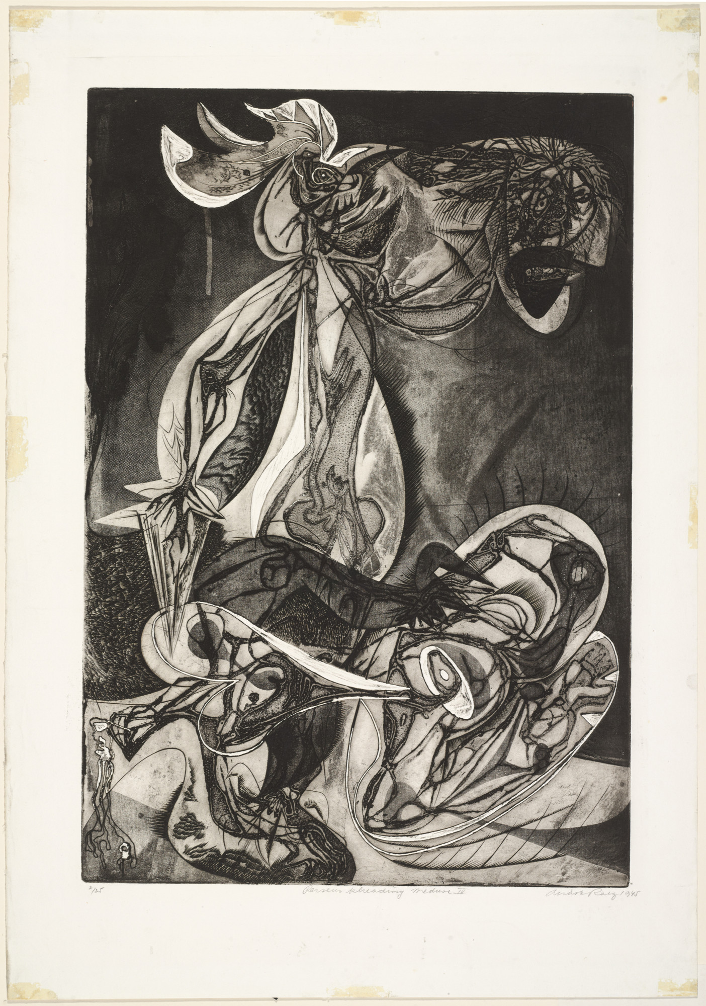 André Racz. Perseus Beheading Medusa IV. 1945 | MoMA