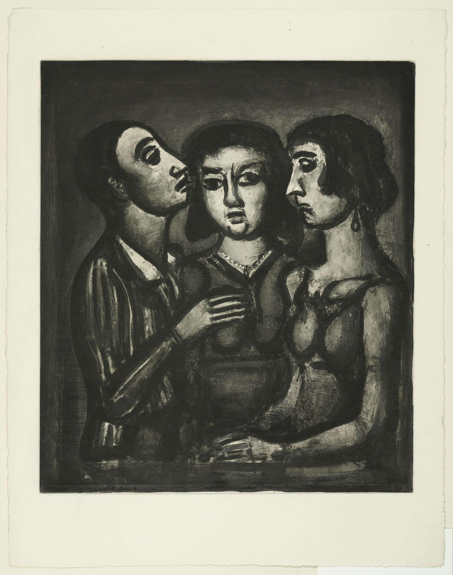 Georges Rouault. Portents... (Augures...), plate XLI from Miserere ...