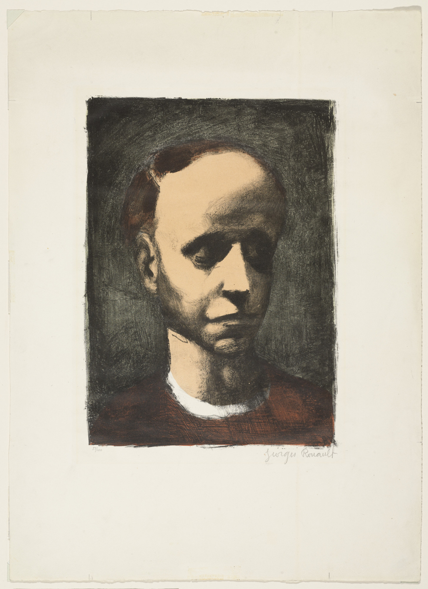 Georges Rouault. Self Portrait. (1926) | MoMA