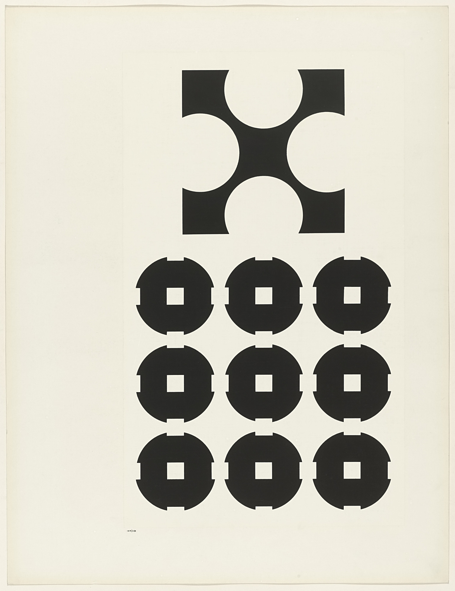 Victor Vasarely. Procion from the portfolio Cinétique III. 1959 | MoMA