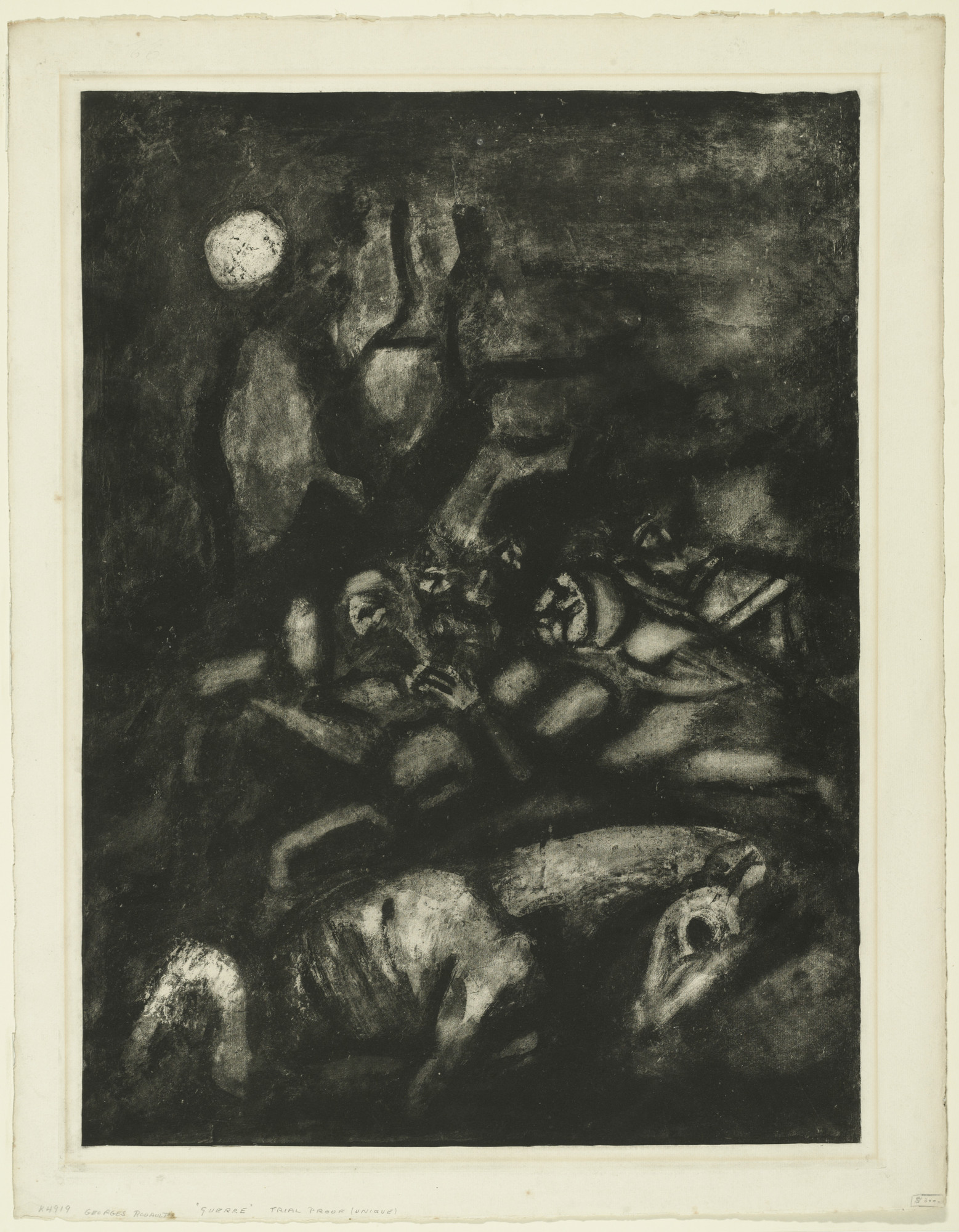 Georges Rouault. Trial proof for The Bad Grain Will Be Removed Tomorrow ...