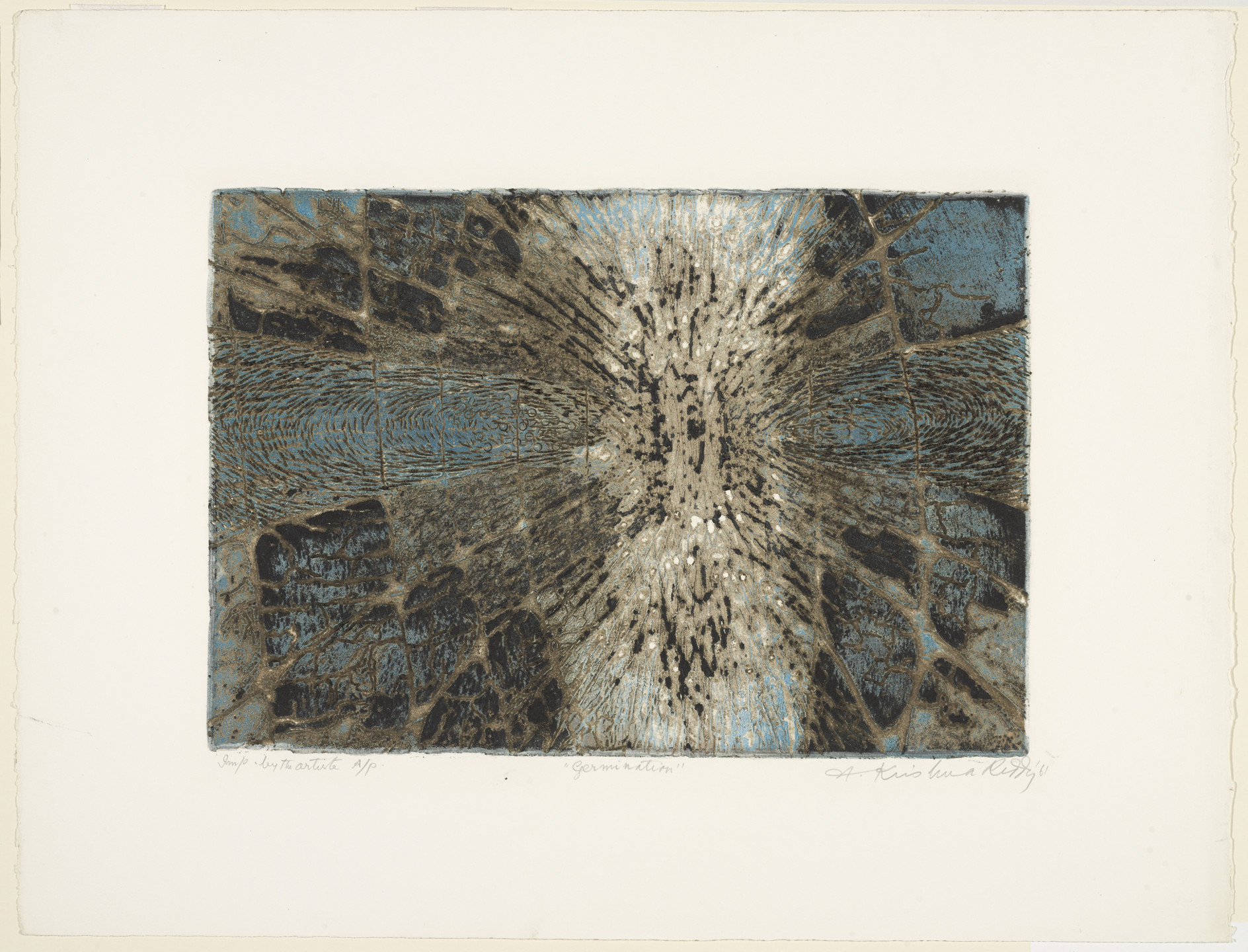 N. Krishna Reddy. Germination. 1961 | MoMA