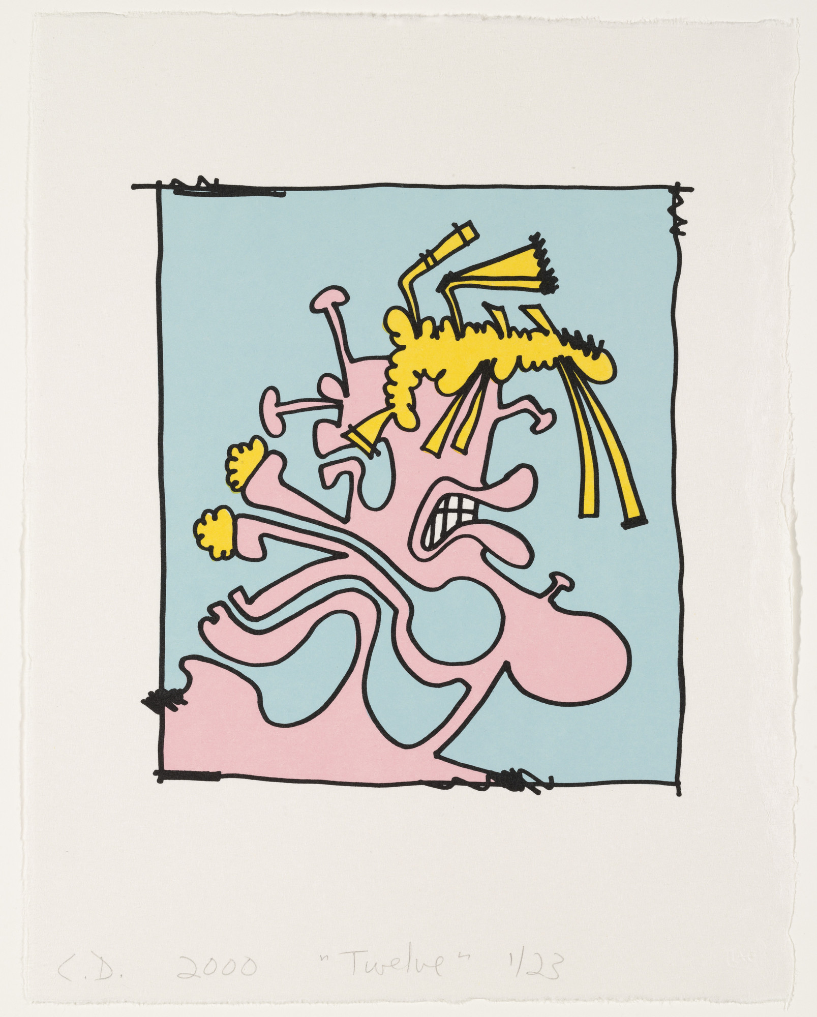 Carroll Dunham. Twelve from Female Portraits. 2000 | MoMA