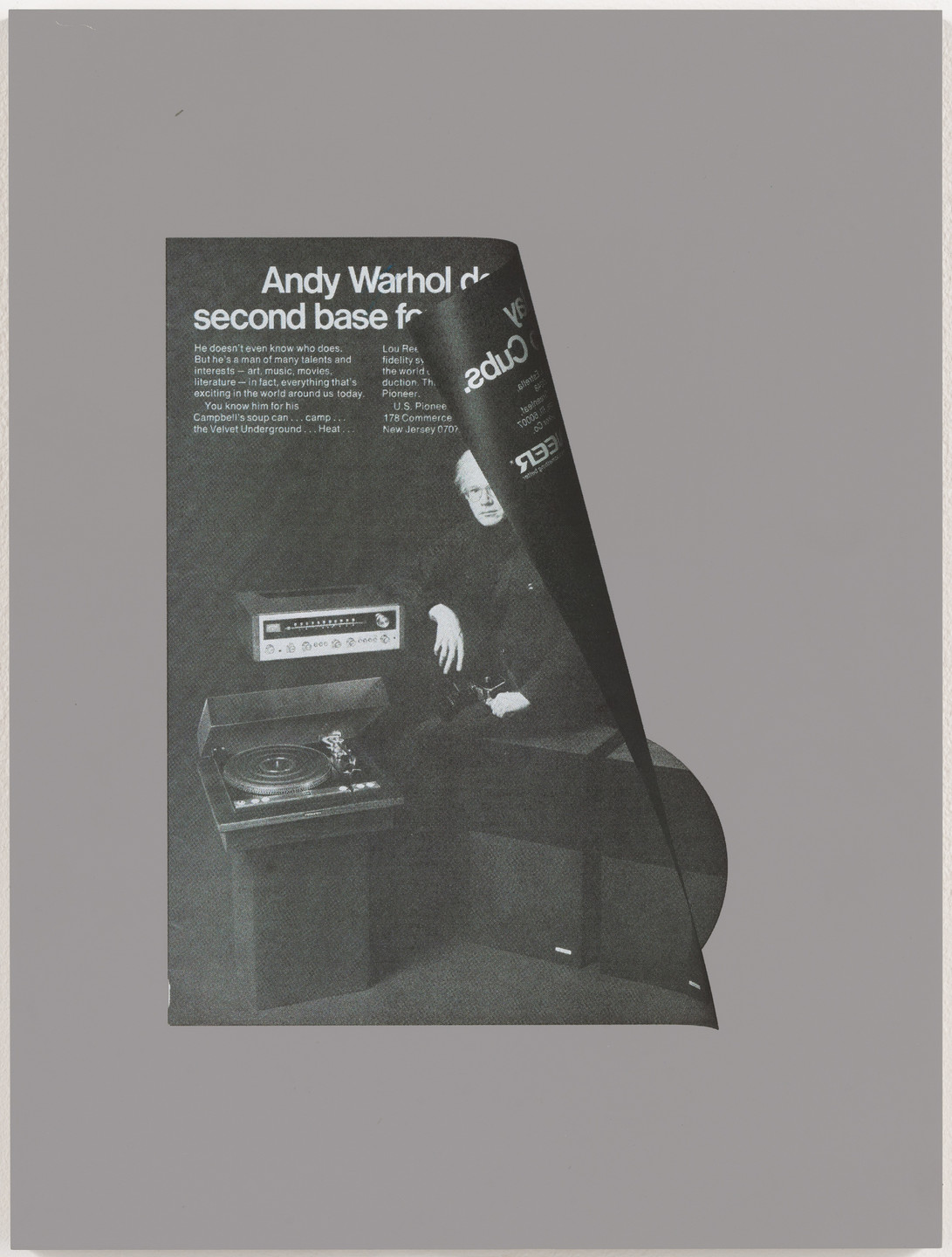 Kelley Walker. Untitled from Andy Warhol Doesn't Play Second Base for ...