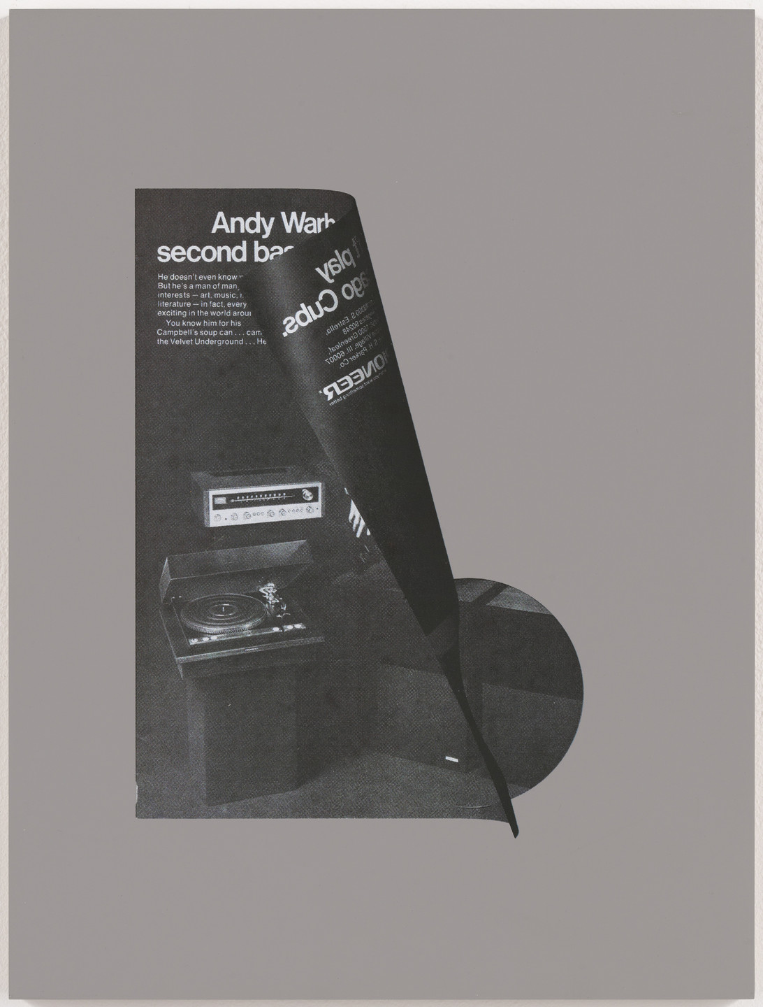Kelley Walker. Untitled from Andy Warhol Doesn't Play Second Base for ...