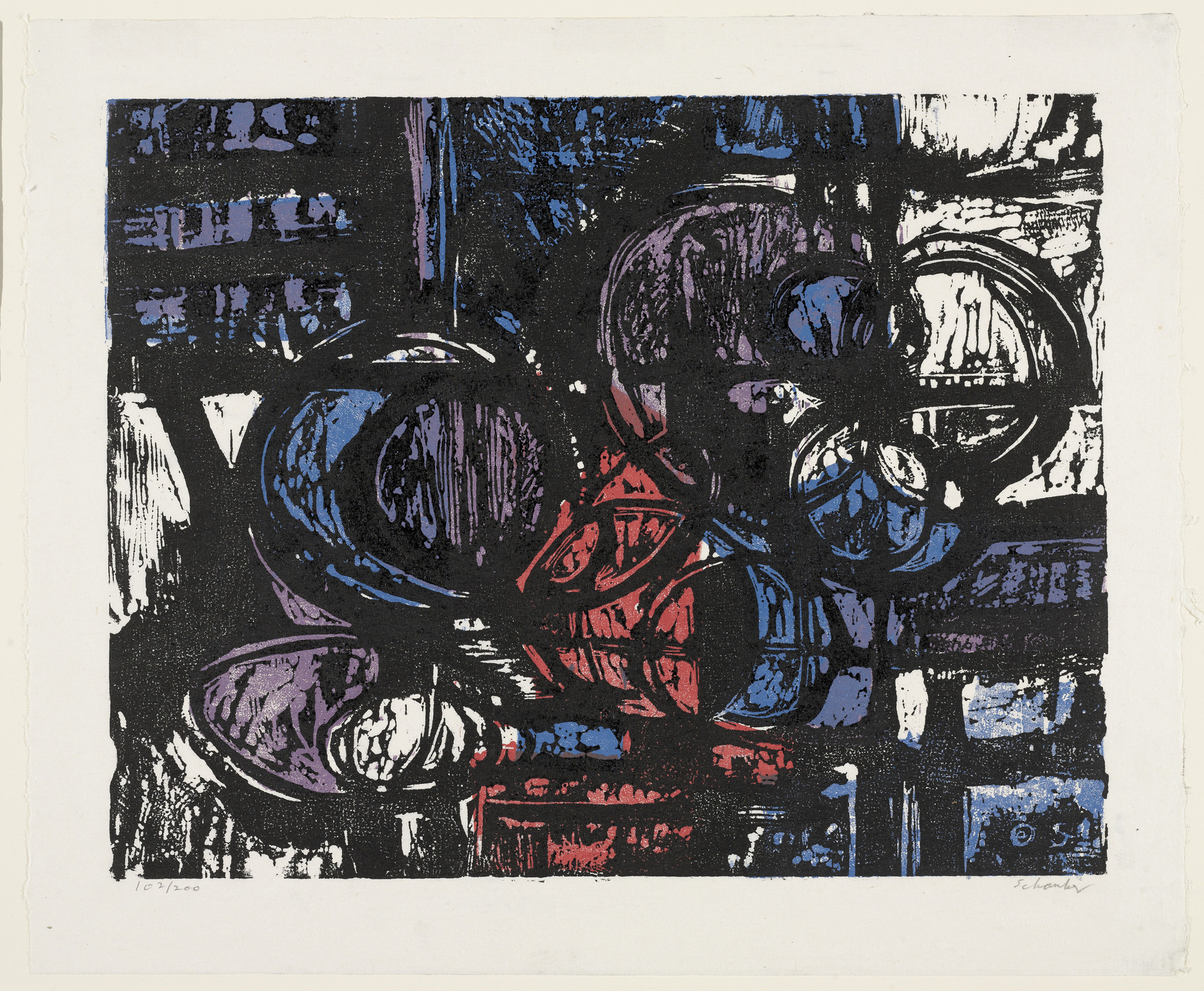 Louis Schanker. Circle Image. 1952 | MoMA