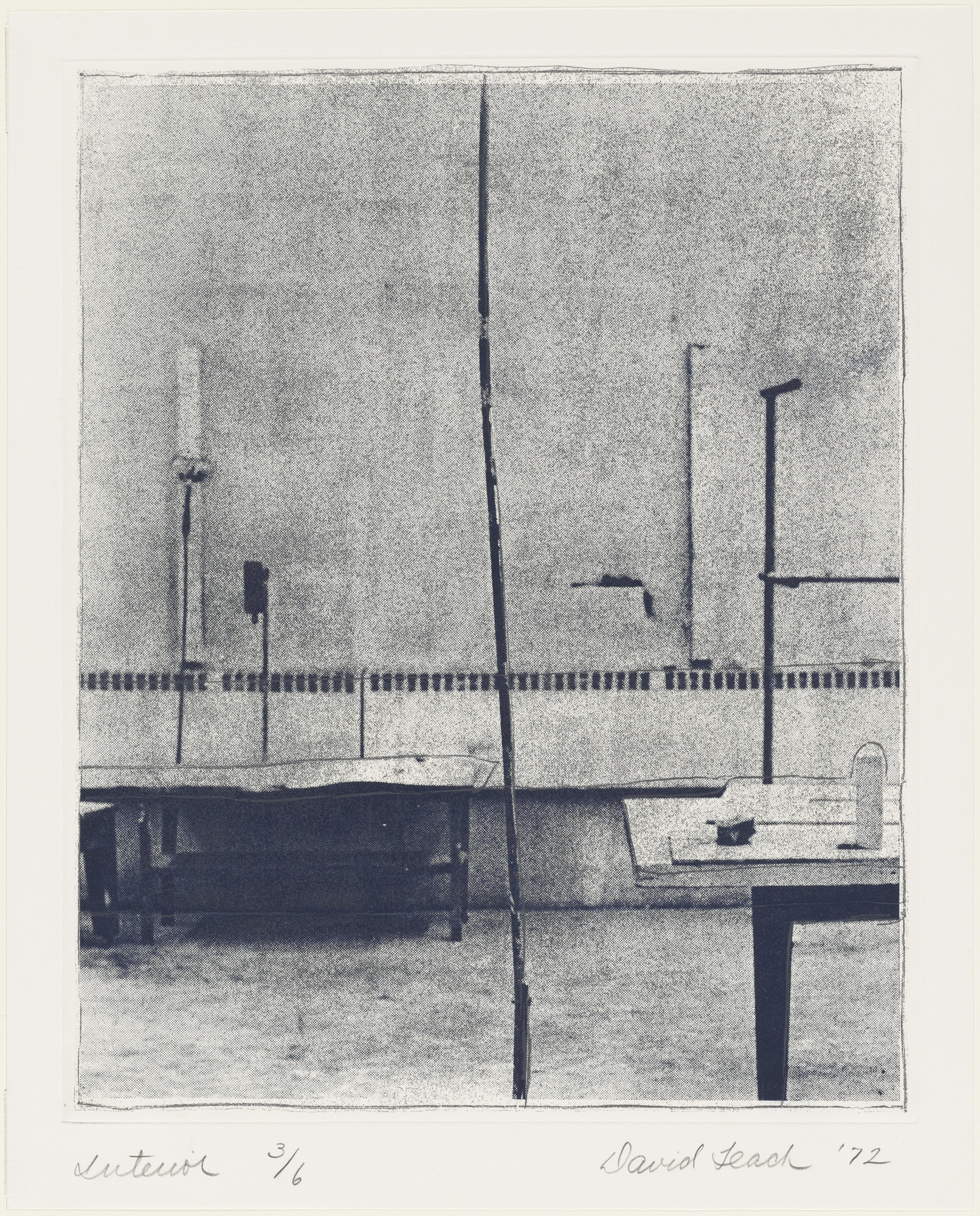 David Leach. Interior. 1972 | MoMA