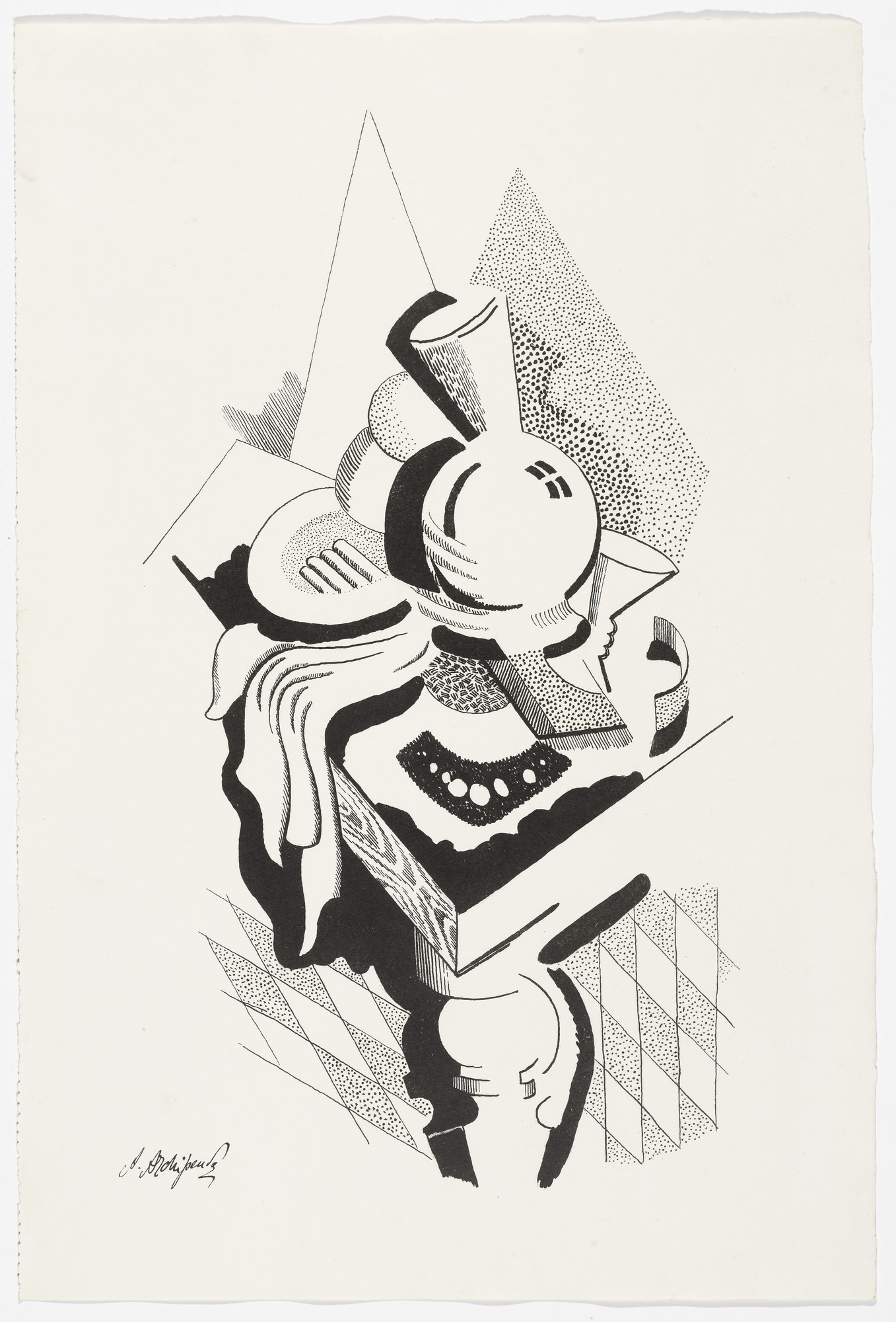Alexander Archipenko. Untitled (Still Life with Vase) from the ...