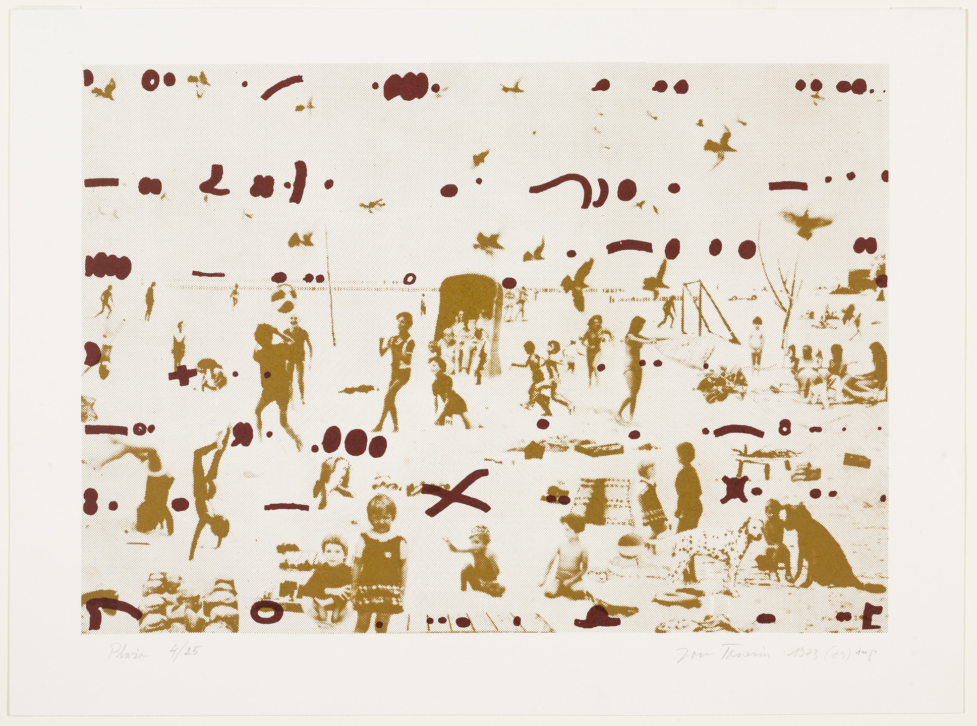 Jan Tarasin. Beach. 1983 | MoMA