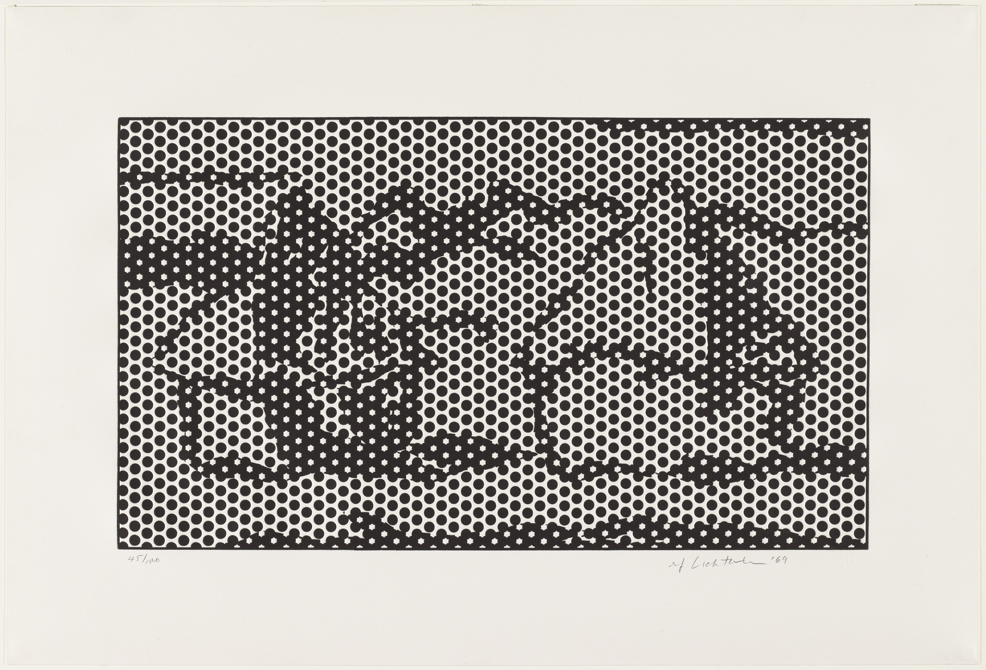 Roy Lichtenstein. Haystack #7 from the Haystack Series. 1969 | MoMA