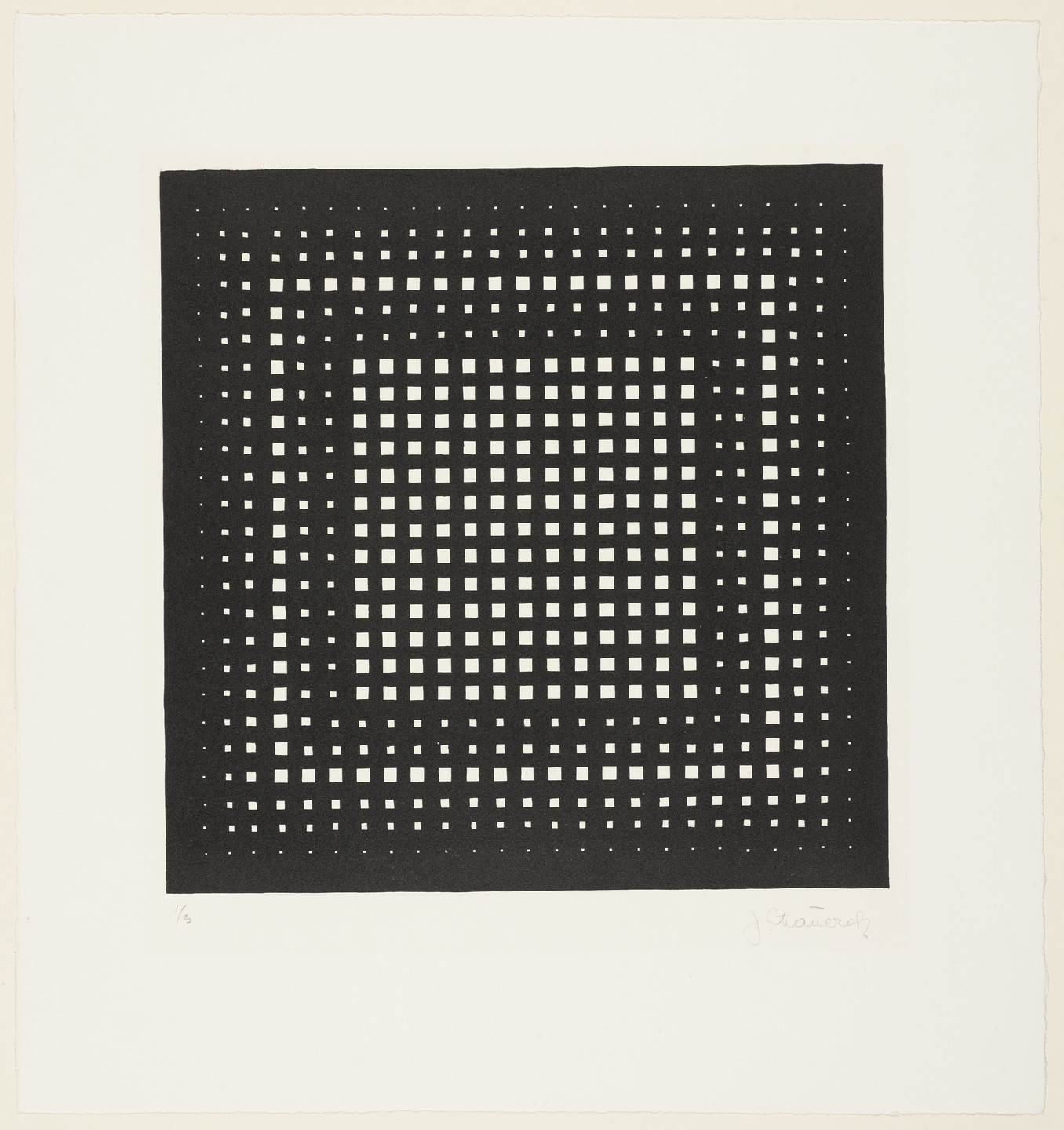 Julian Stanczak. Fluctuation. 1964 | MoMA