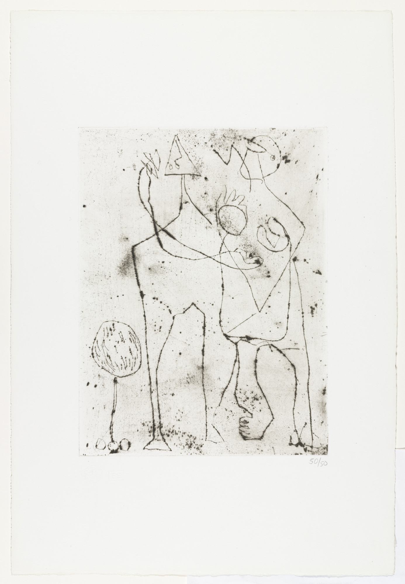Jackson Pollock. Untitled (3). c. 1944, printed in 1967 | MoMA