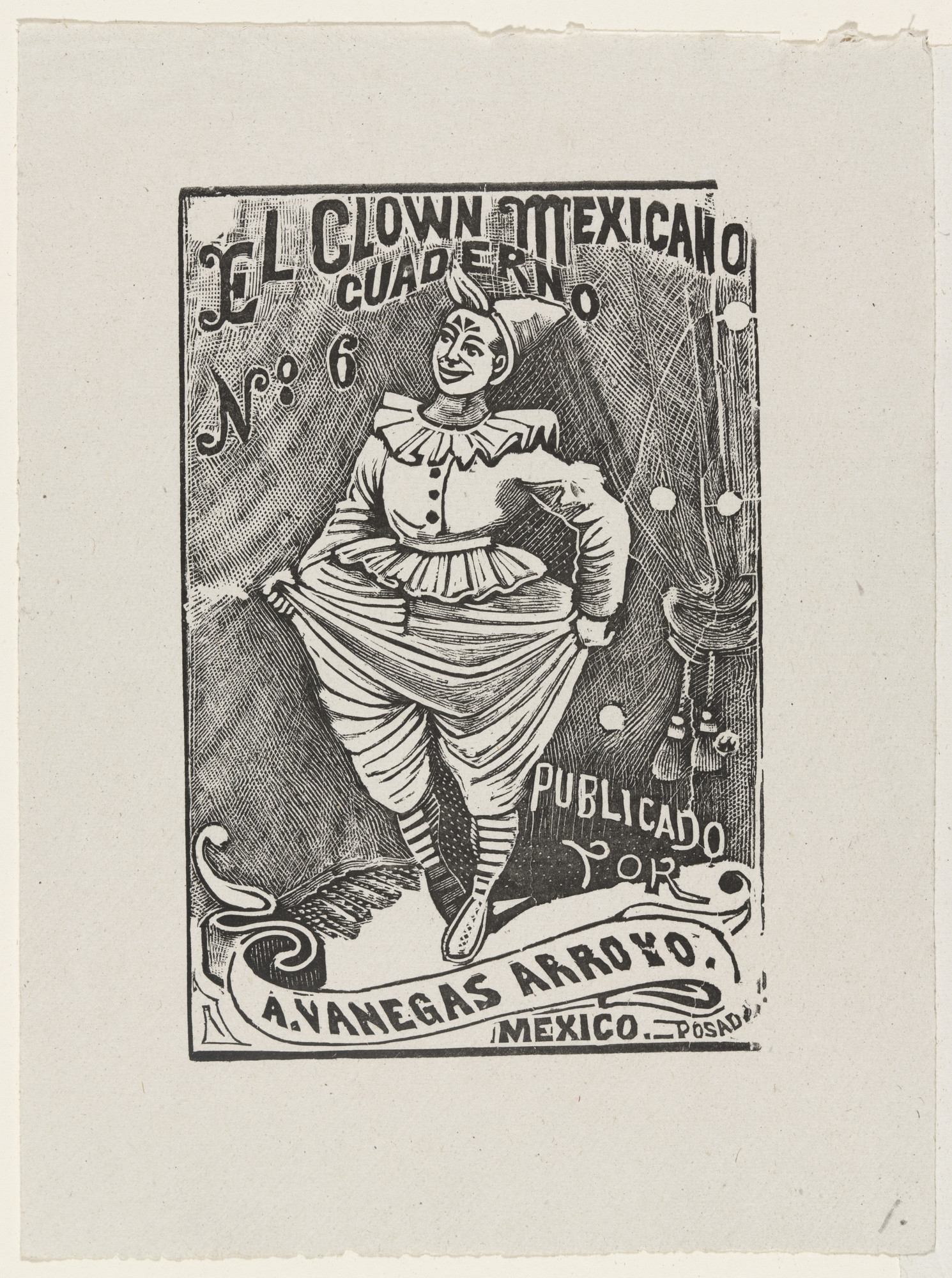 José Guadalupe Posada. The Mexican Clown (El Clown Mexicano) from 25 ...