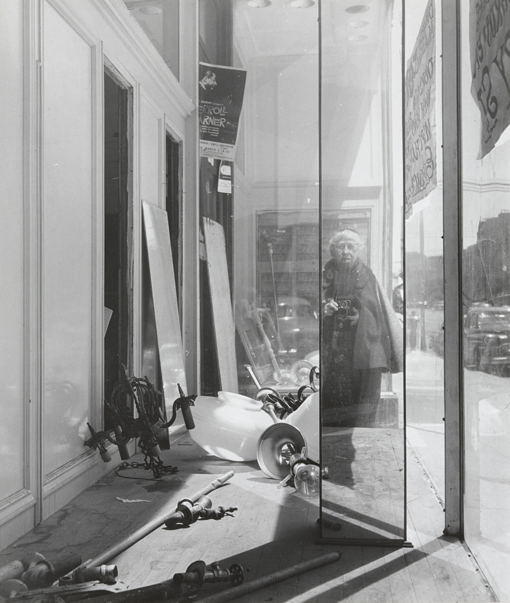 Imogen Cunningham. Self Portrait on Geary Street. 1959 | MoMA