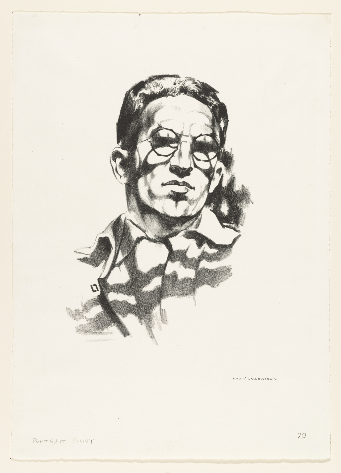 Louis Lozowick. Self-Portrait. 1930 | MoMA