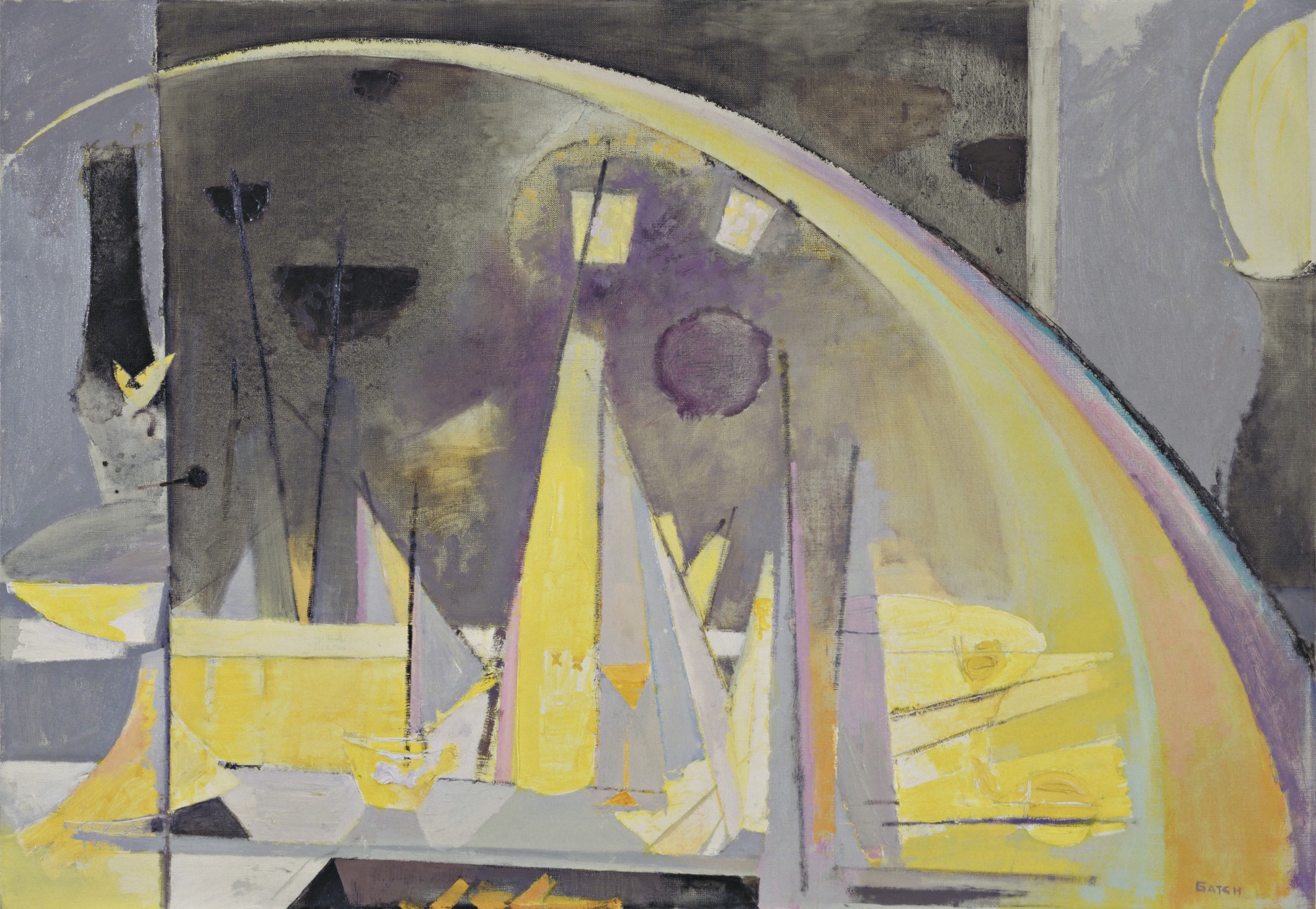 Lee Gatch. Rainbow Rampage. 1950 | MoMA