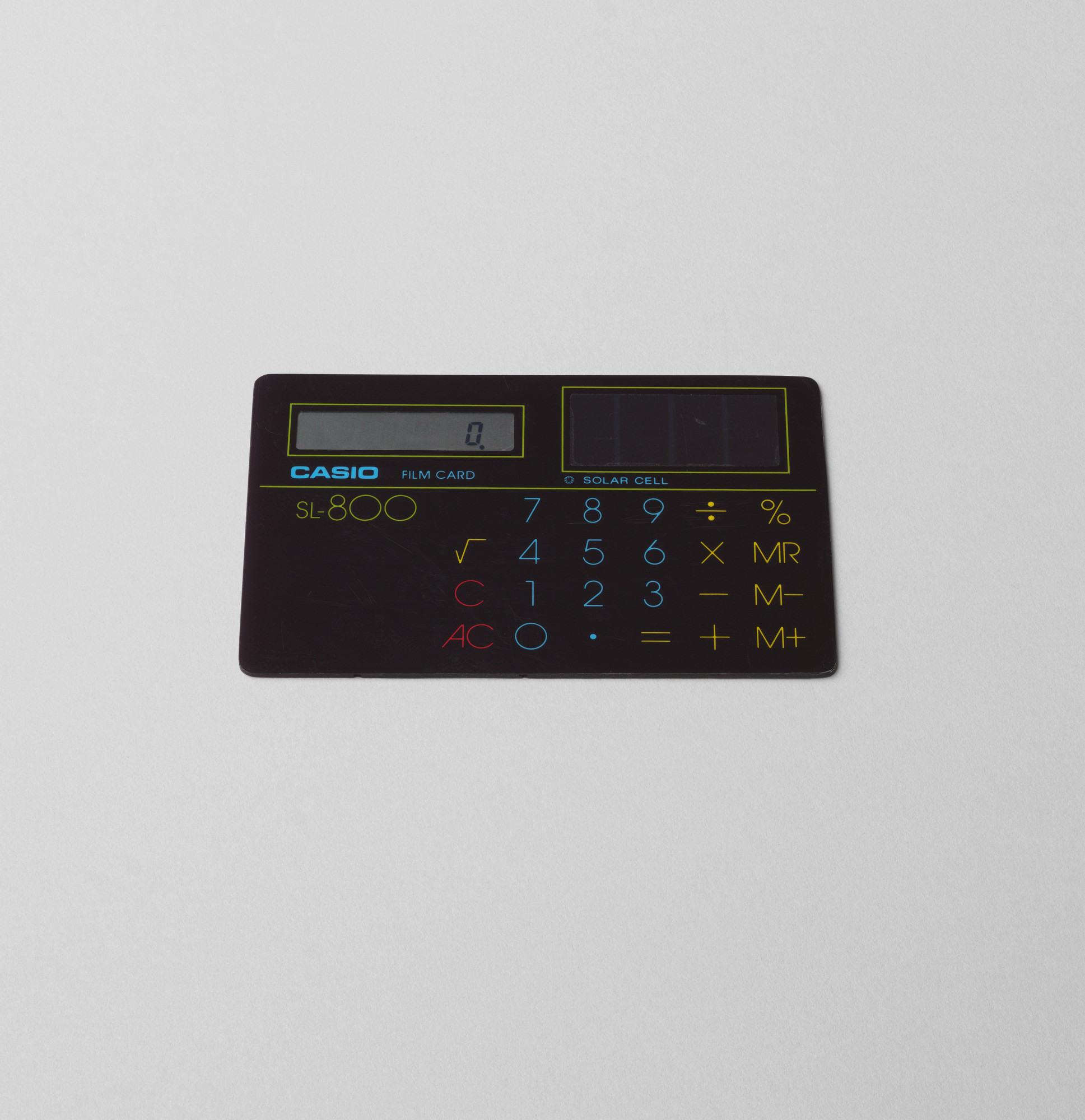Casio Computer Co. Ltd.. Film Card Solar Calculator (model SL-800 ...