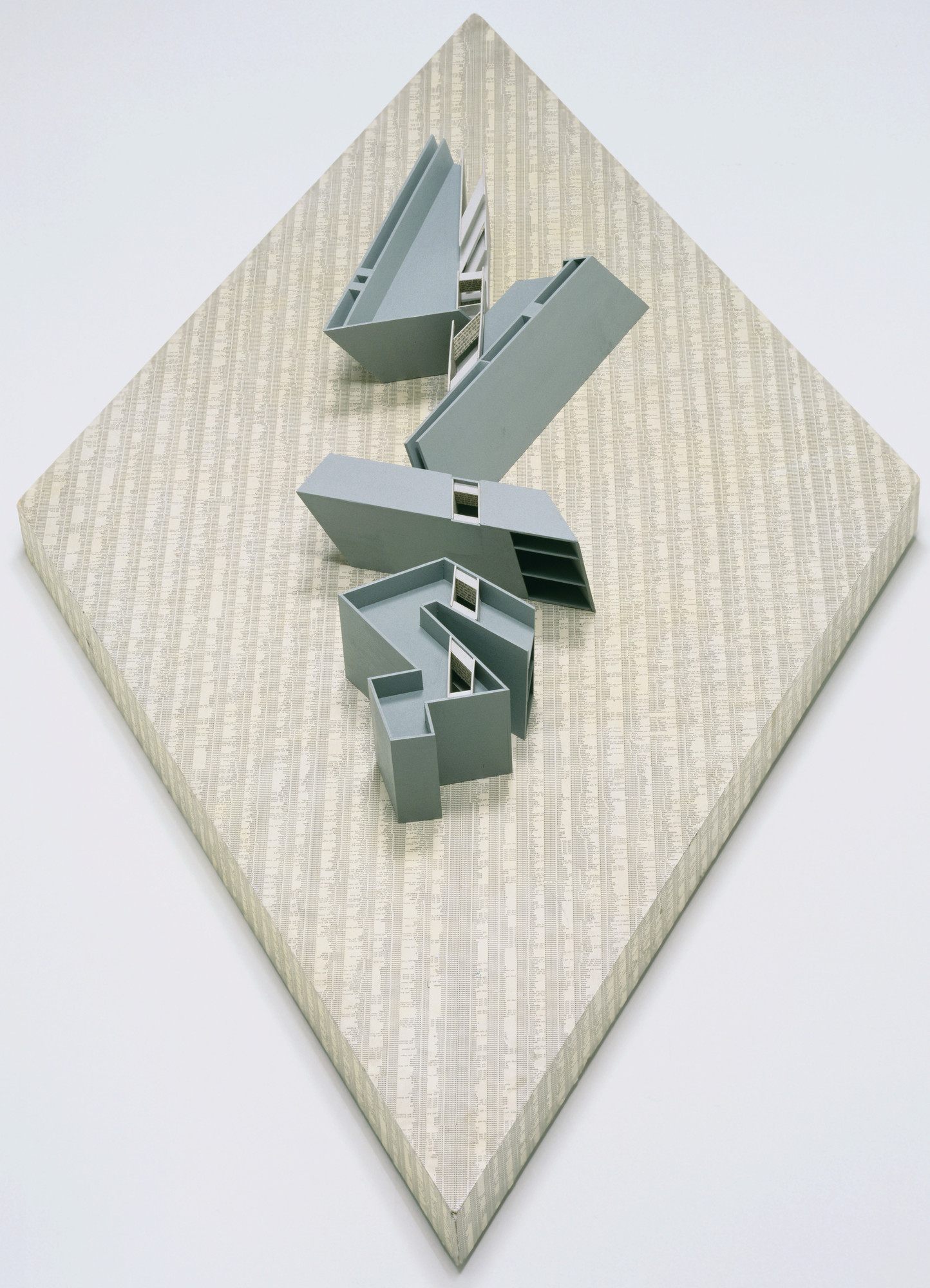 Daniel Libeskind. Berlin Museum with the Jewish Museum (Scale model, 1: ...