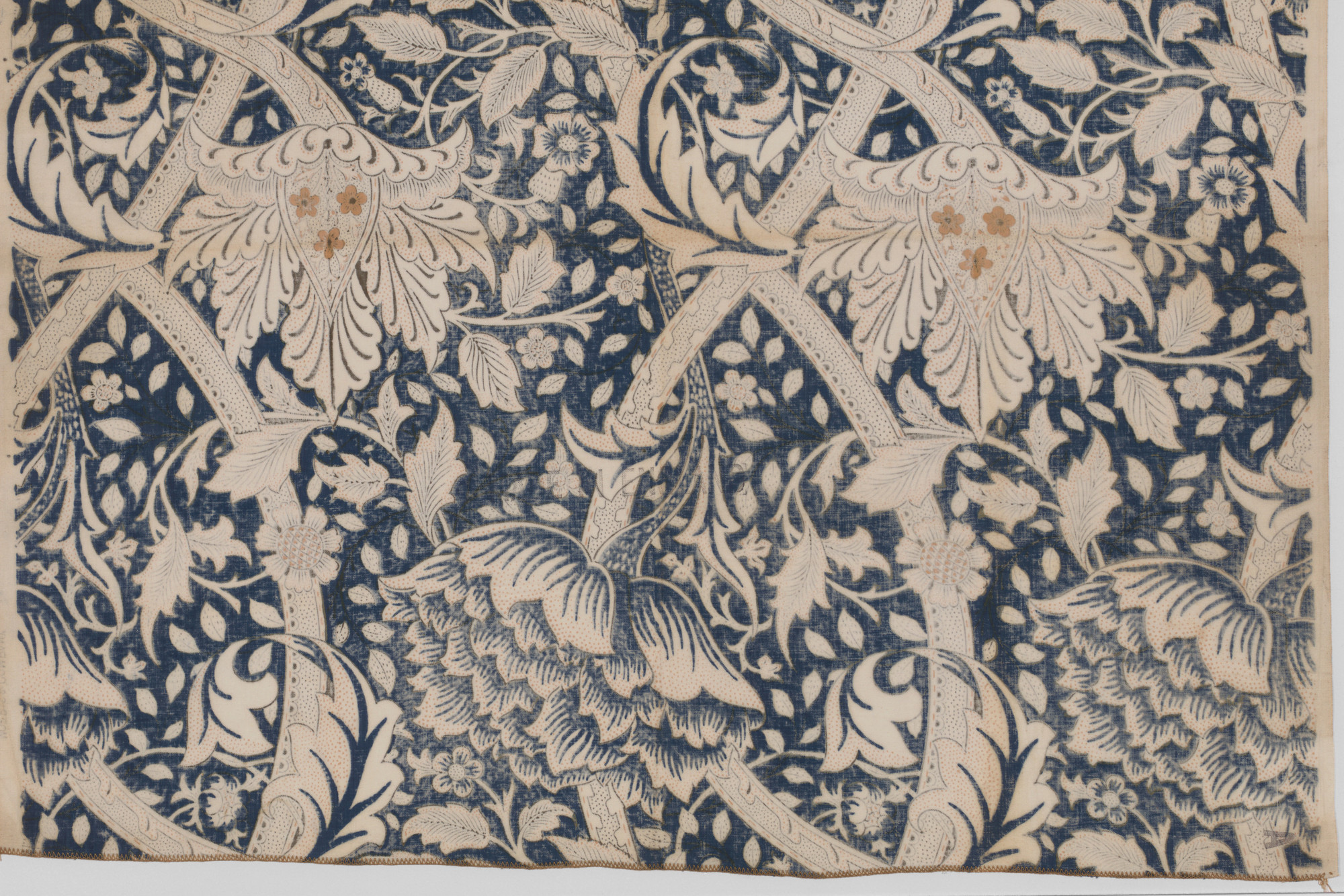 William Morris. Flower Pattern Printed Fabric (no. 23586). Unknown | MoMA