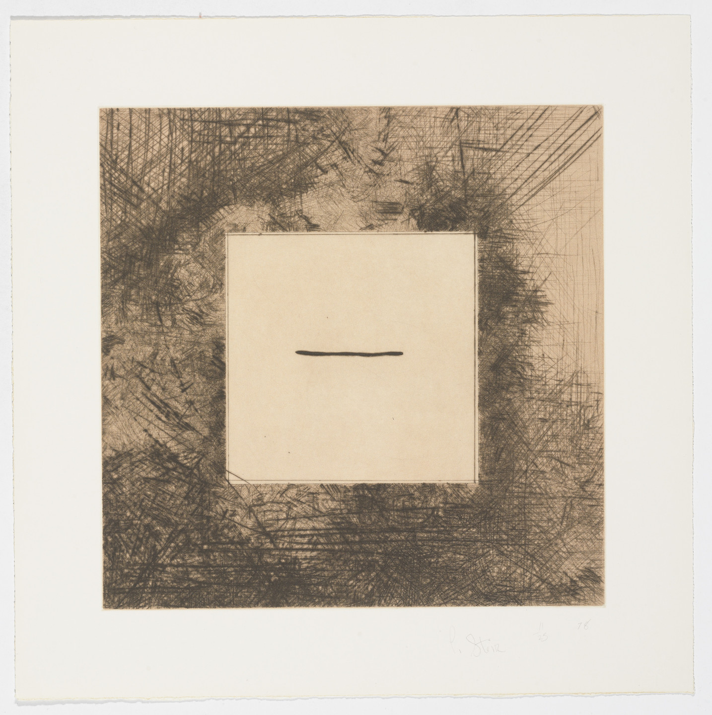 Pat Steir. Untitled from Drawing Lesson, Part I - Line. 1978 | MoMA