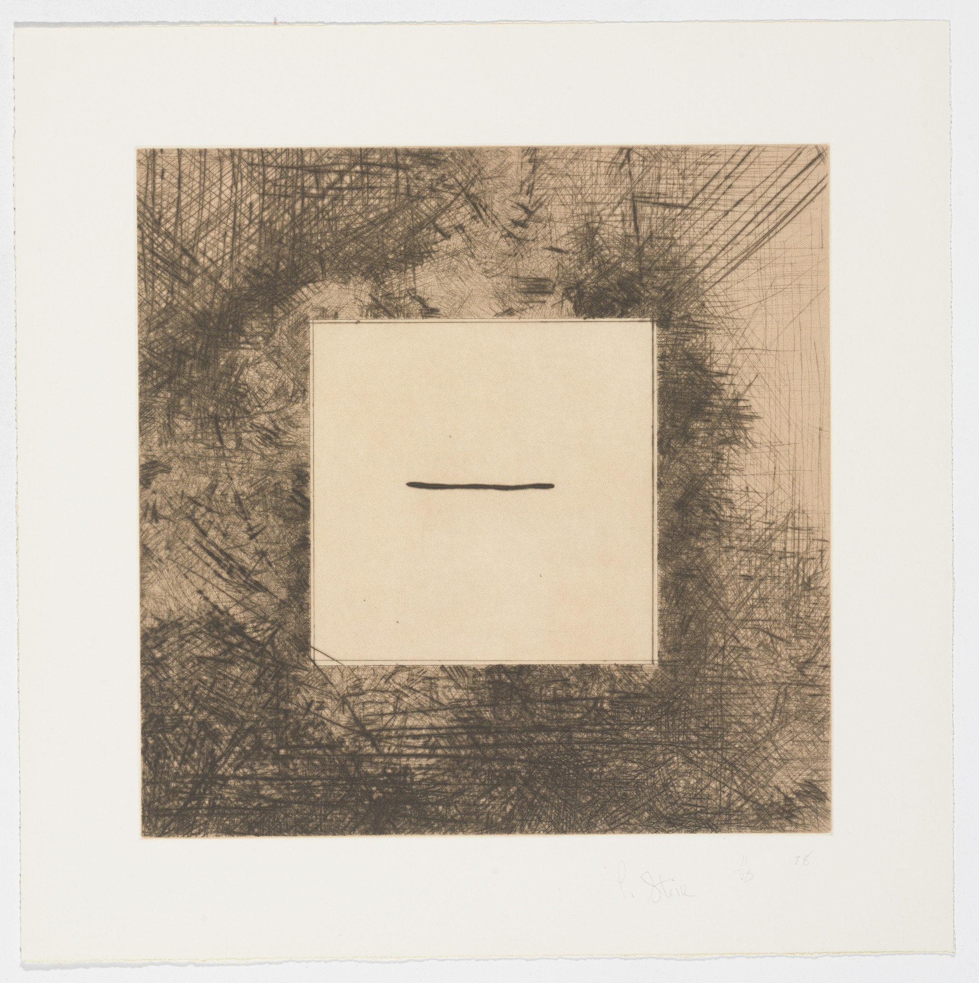 Pat Steir. Untitled from Drawing Lesson, Part I - Line. 1978 | MoMA