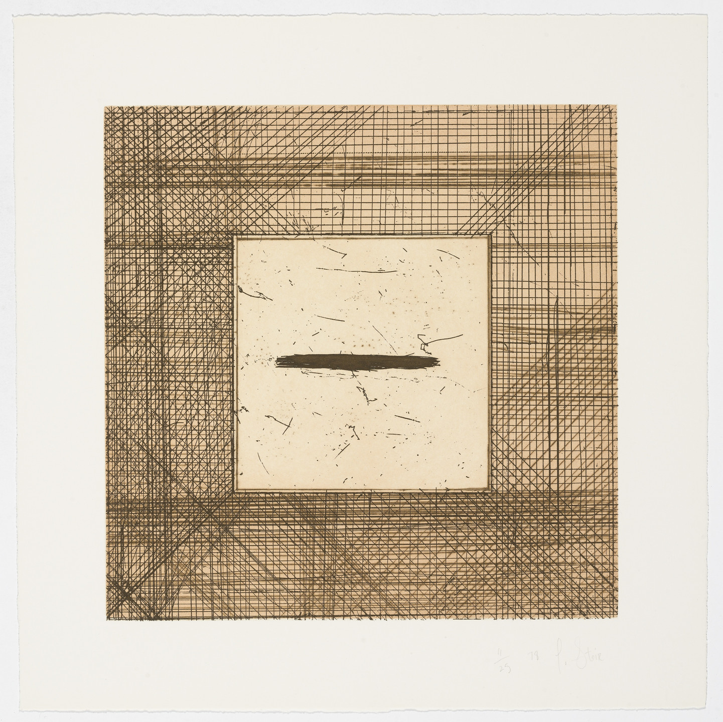 Pat Steir. Untitled from Drawing Lesson, Part I - Line. 1978 | MoMA