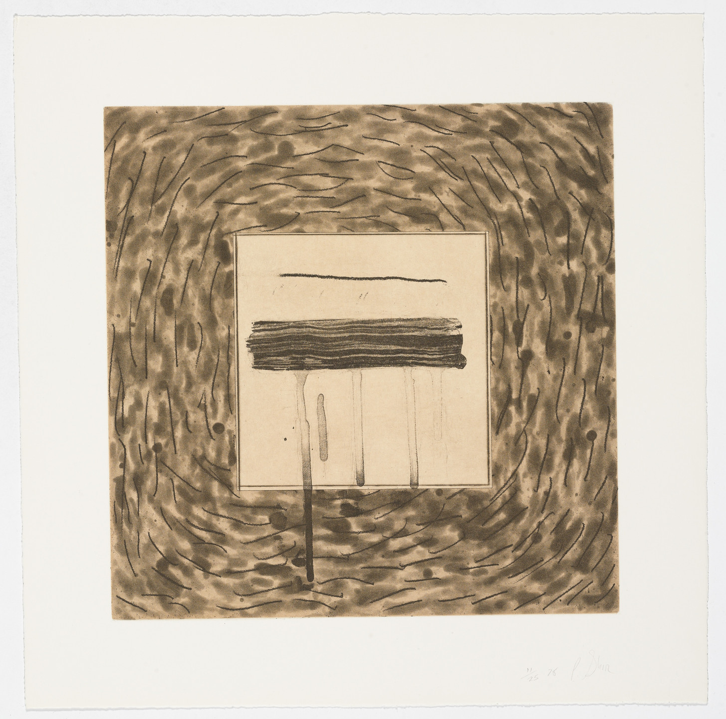 Pat Steir. Untitled from Drawing Lesson, Part I - Line. 1978 | MoMA