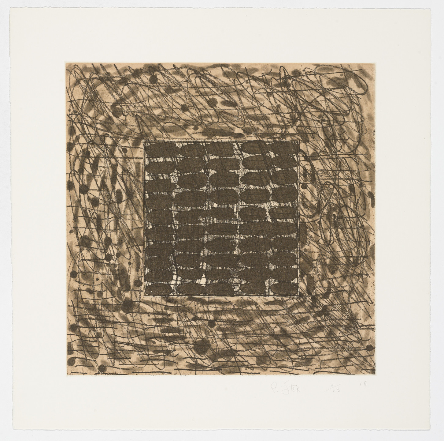 Pat Steir. Untitled from Drawing Lesson, Part I - Line. 1978 | MoMA