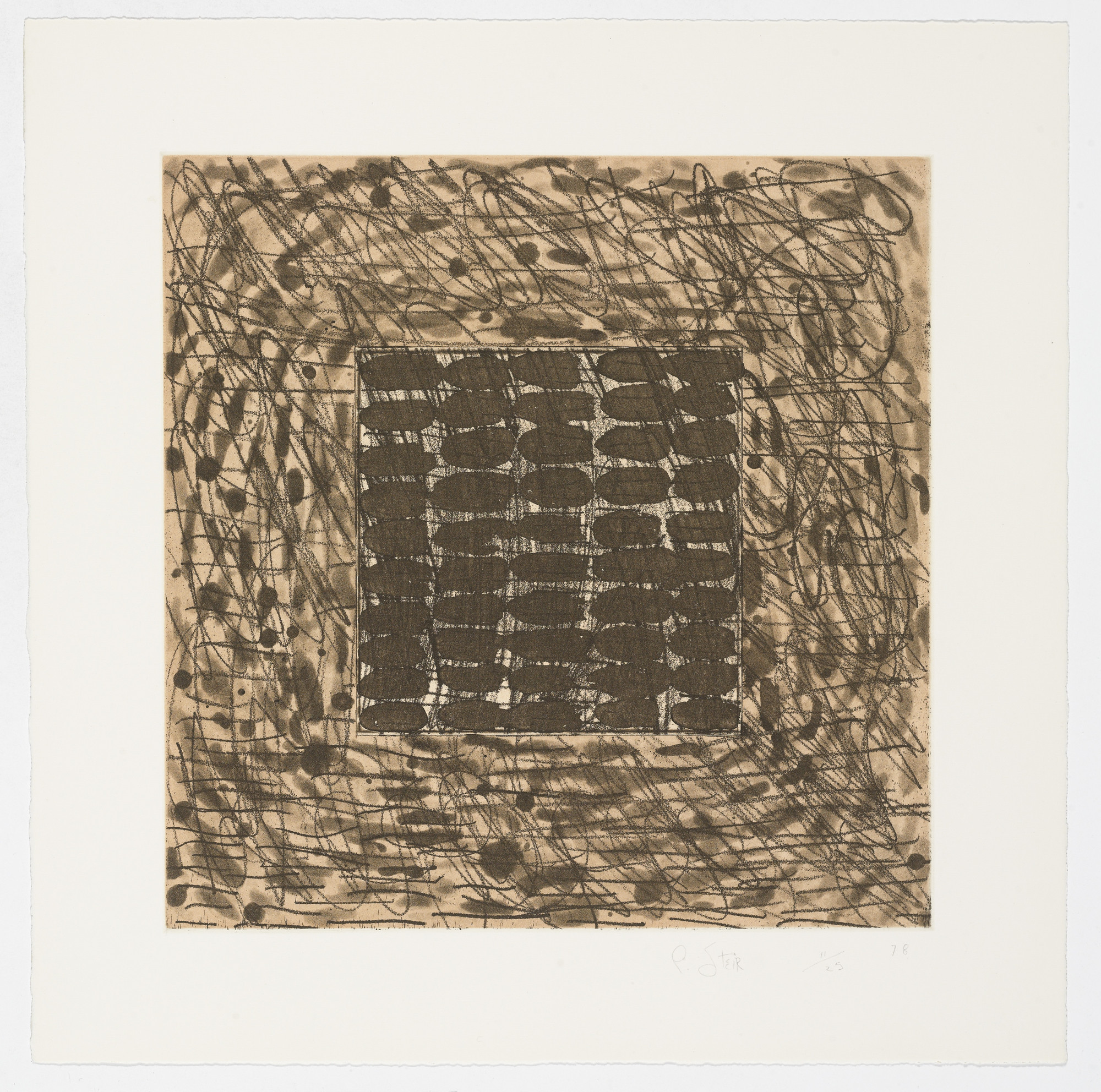 Pat Steir. Untitled from Drawing Lesson, Part I - Line. 1978 | MoMA