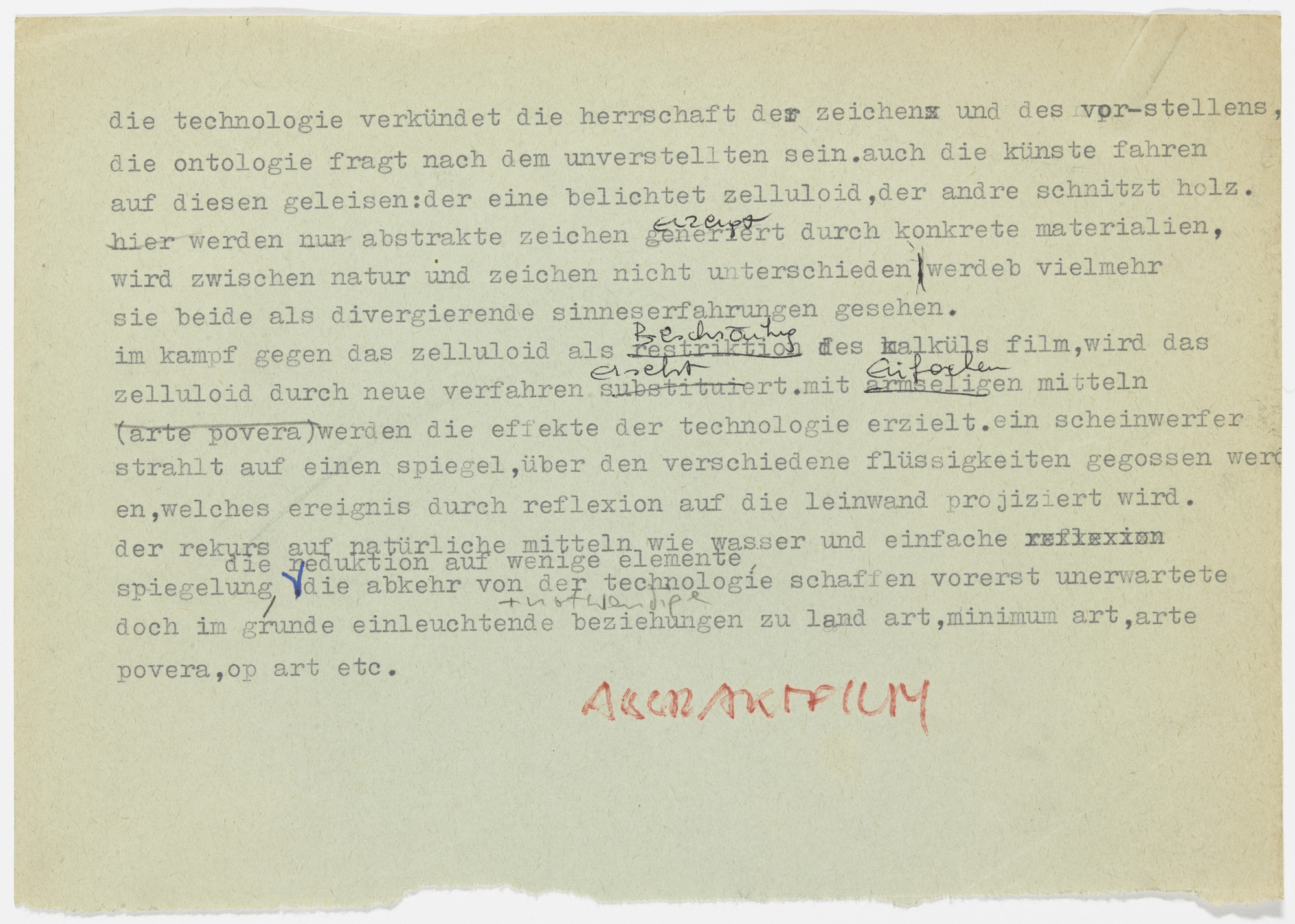 VALIE EXPORT. Abstract Film No. 1. 1967-1968 | MoMA