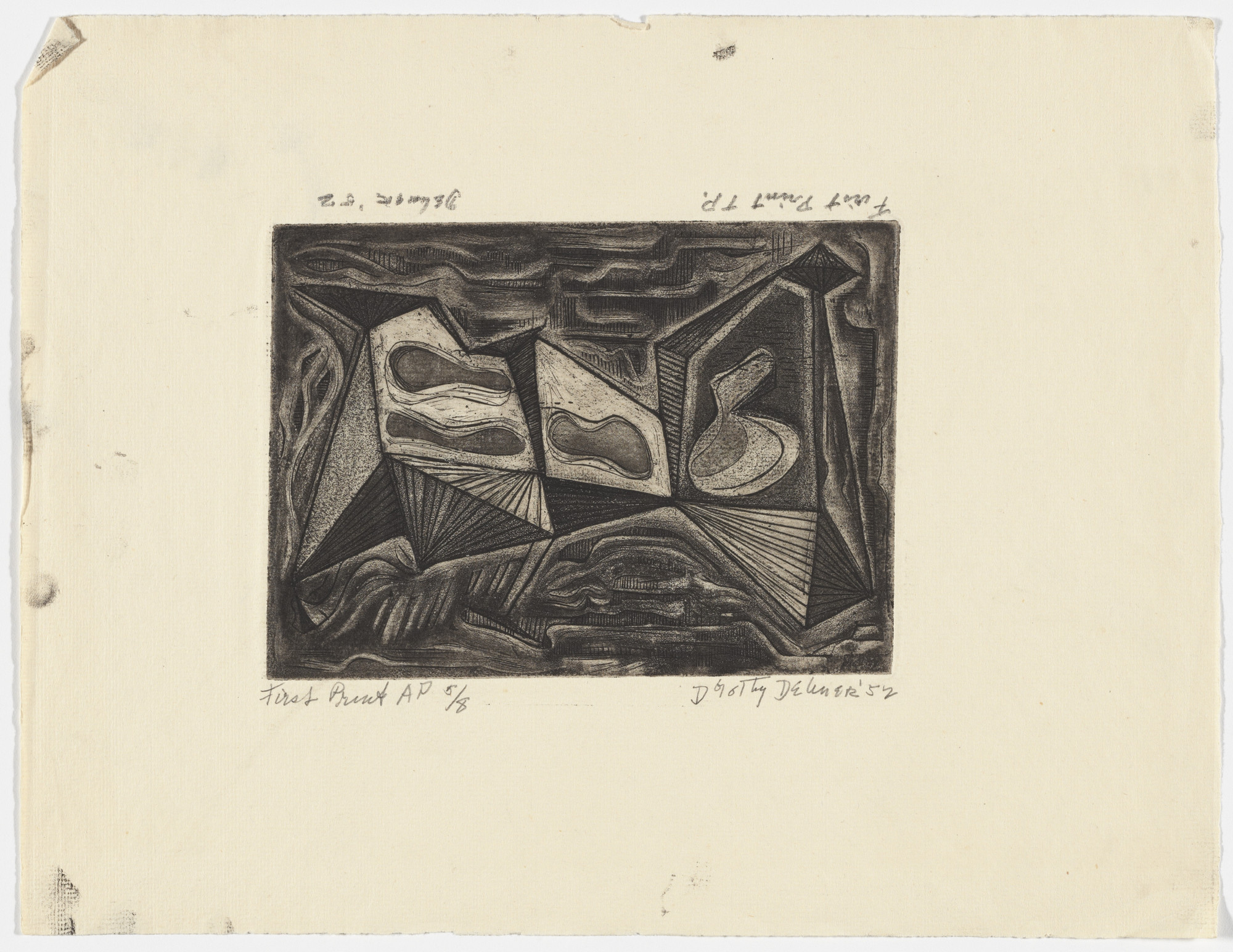 Dorothy Dehner. First Print. 1952 | MoMA