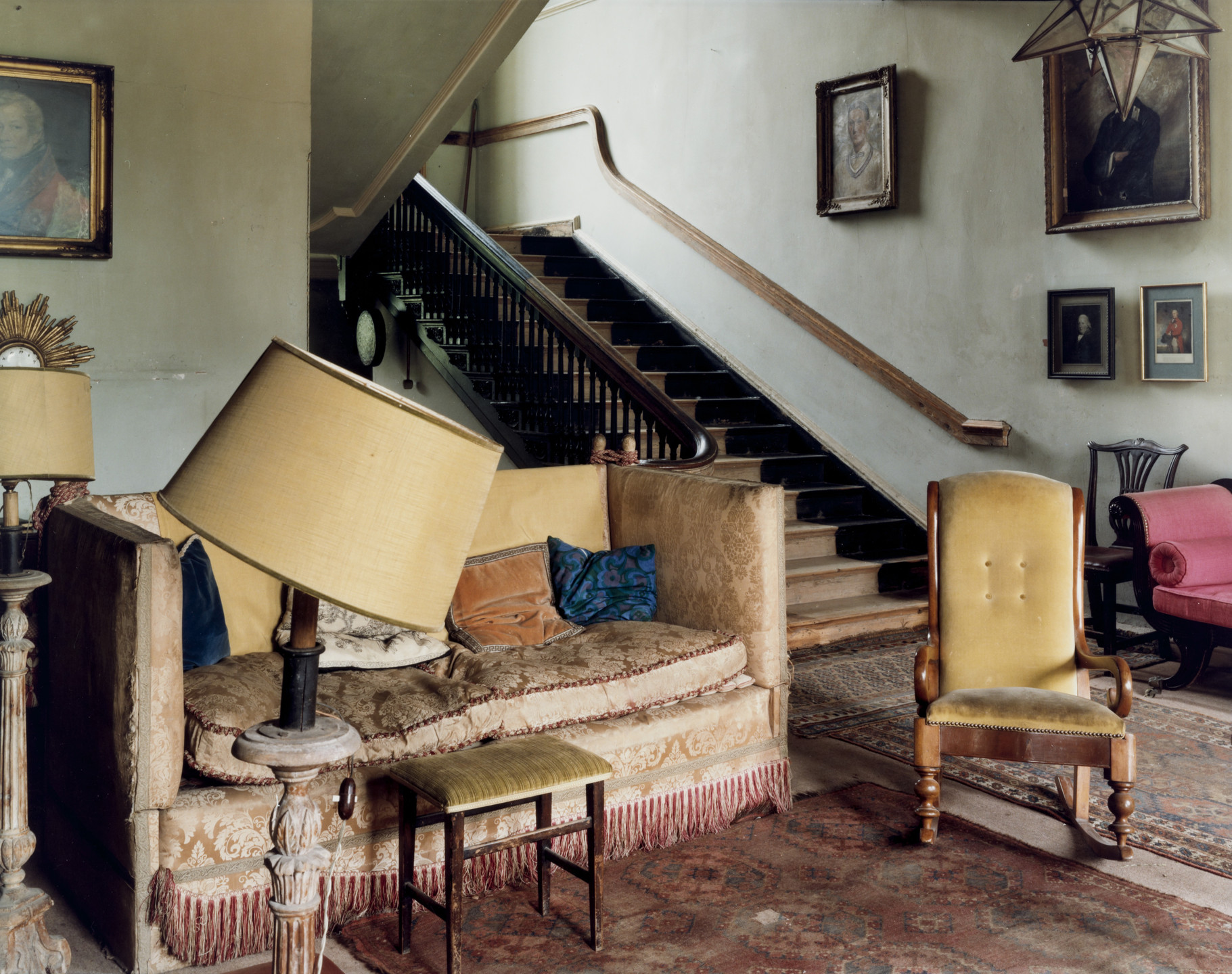 Andrew Foster Bush. Interior of Bonnettstown Hall, Kilkenny, Ireland ...