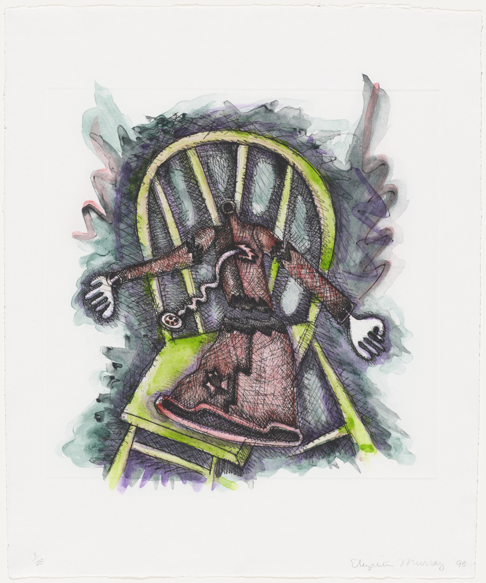 Elizabeth Murray. Flying Off. 1998 | MoMA