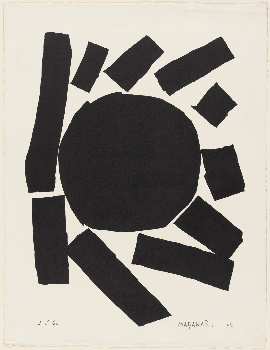 Murai Masanari. Black Sun. 1962 | MoMA