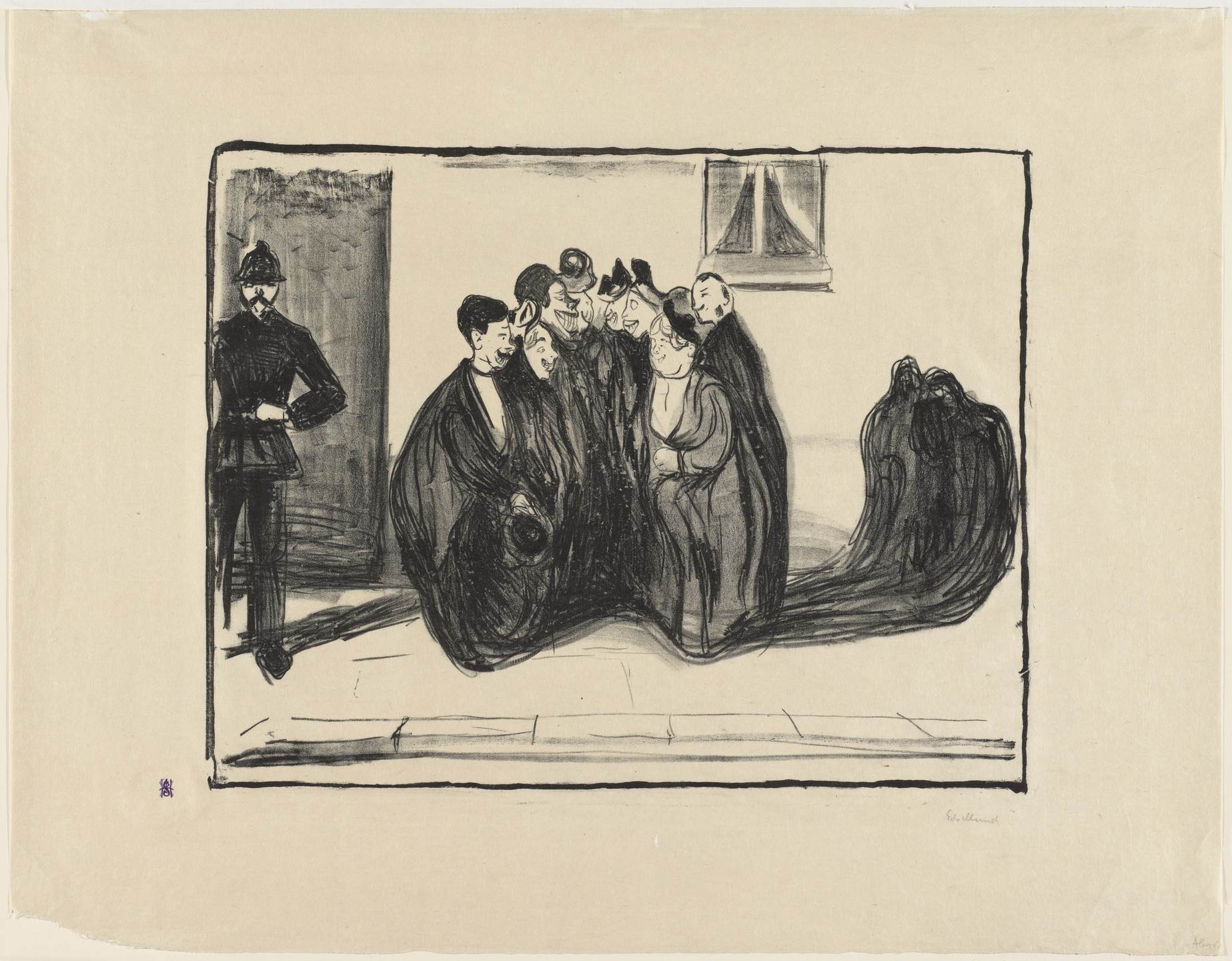 Edvard Munch. Thanking the Group. 1899 | MoMA