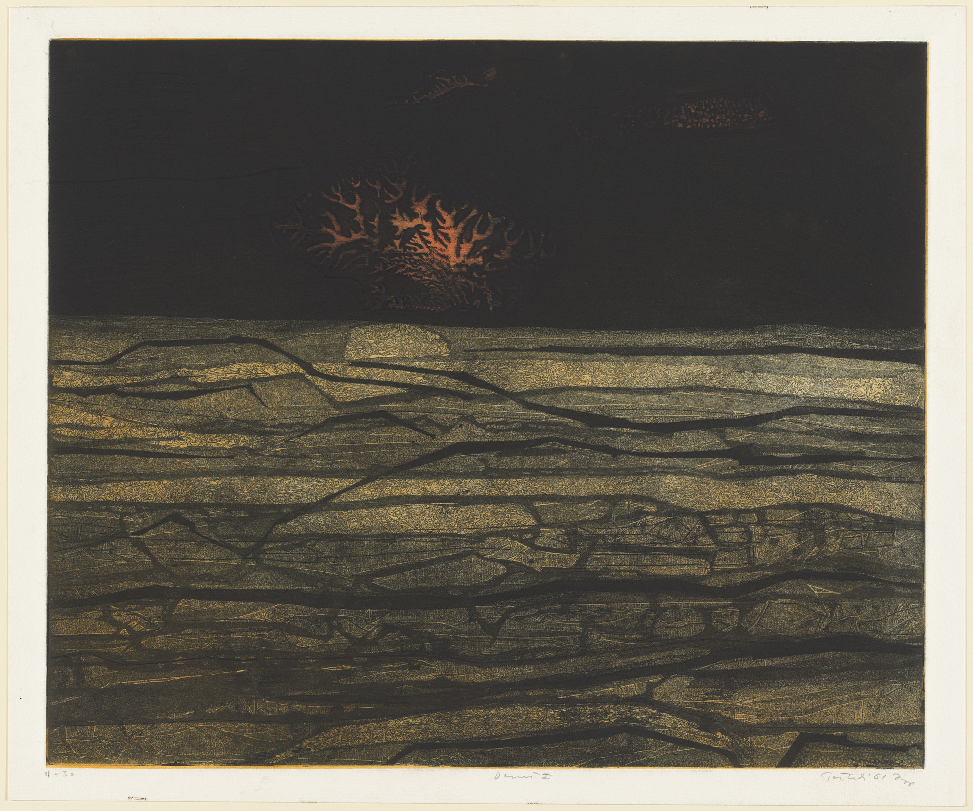 Gabor Peterdi. Desert I. 1961 | MoMA