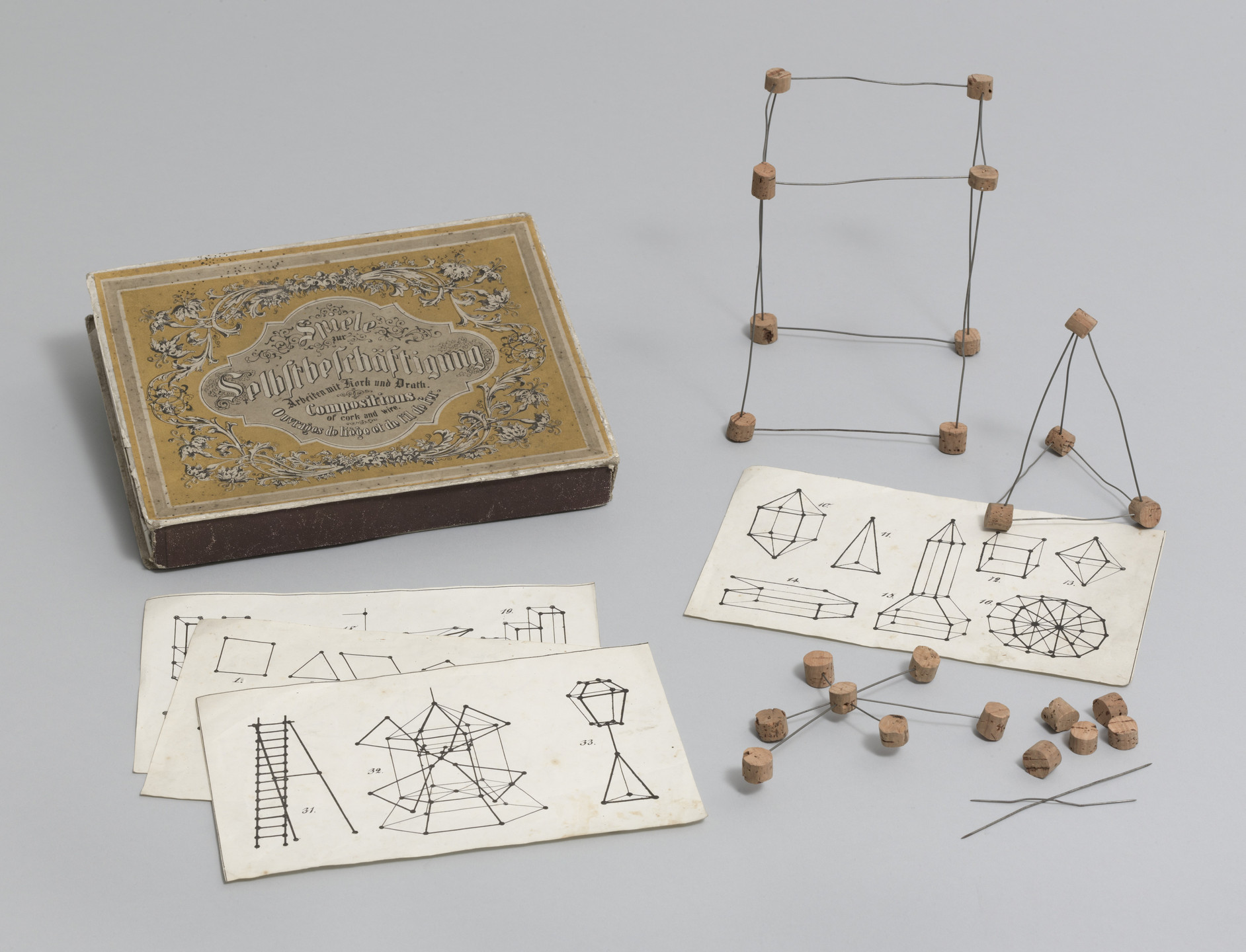 Unknown artist. Gift 18: Peas work (Kindergarten material based on the ...